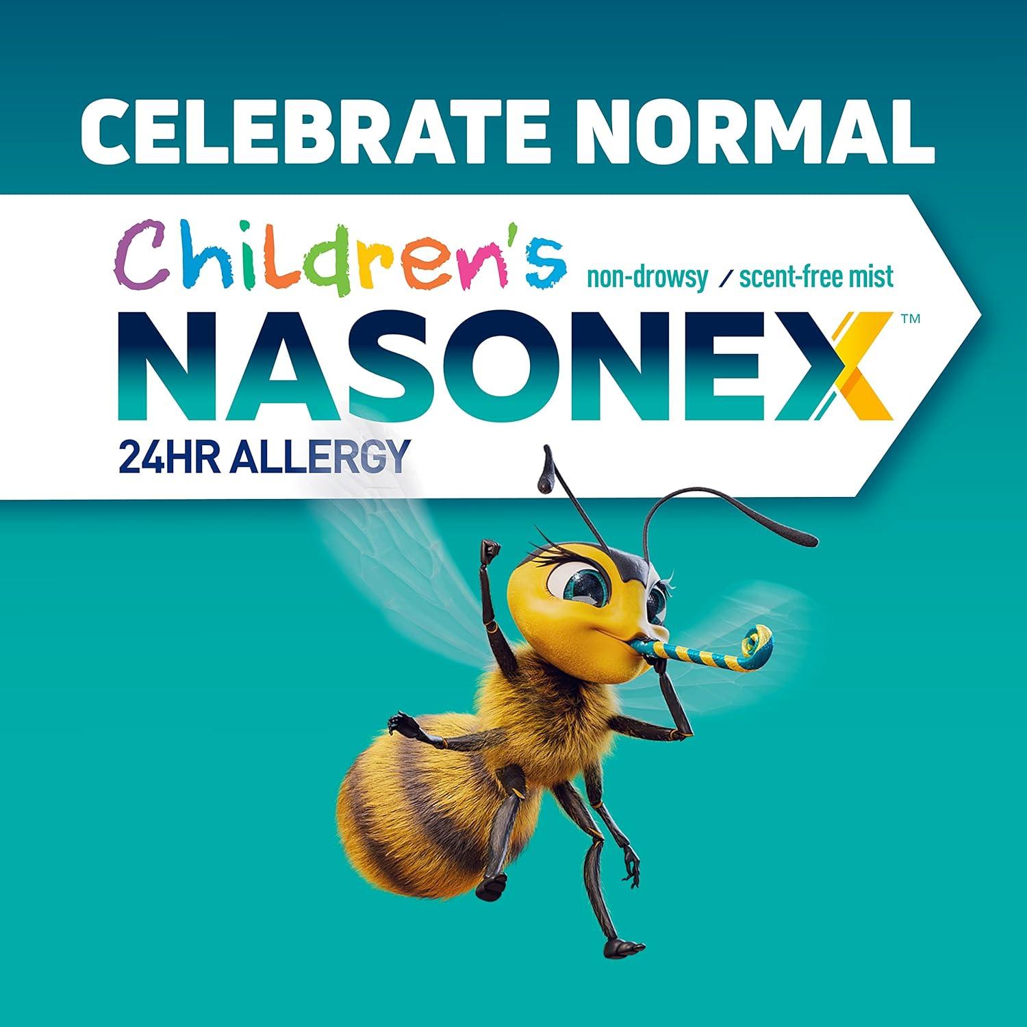 Nasonex Children's Allergy Nasal Spray - 24hr Relief, 60 Sprays | [Your ...