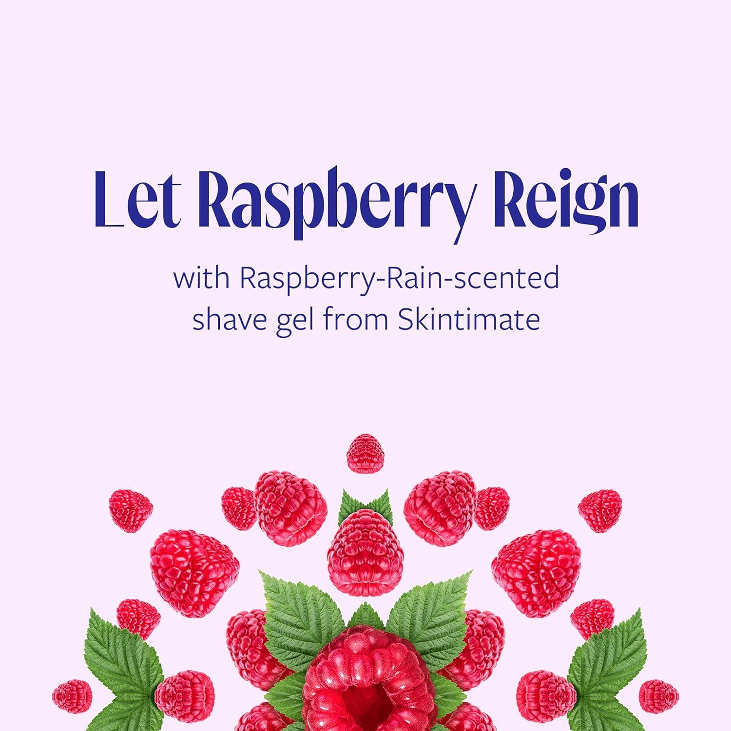 Skintimate Raspberry Rain Shave Gel for Women 7oz - Pack of 3 ...