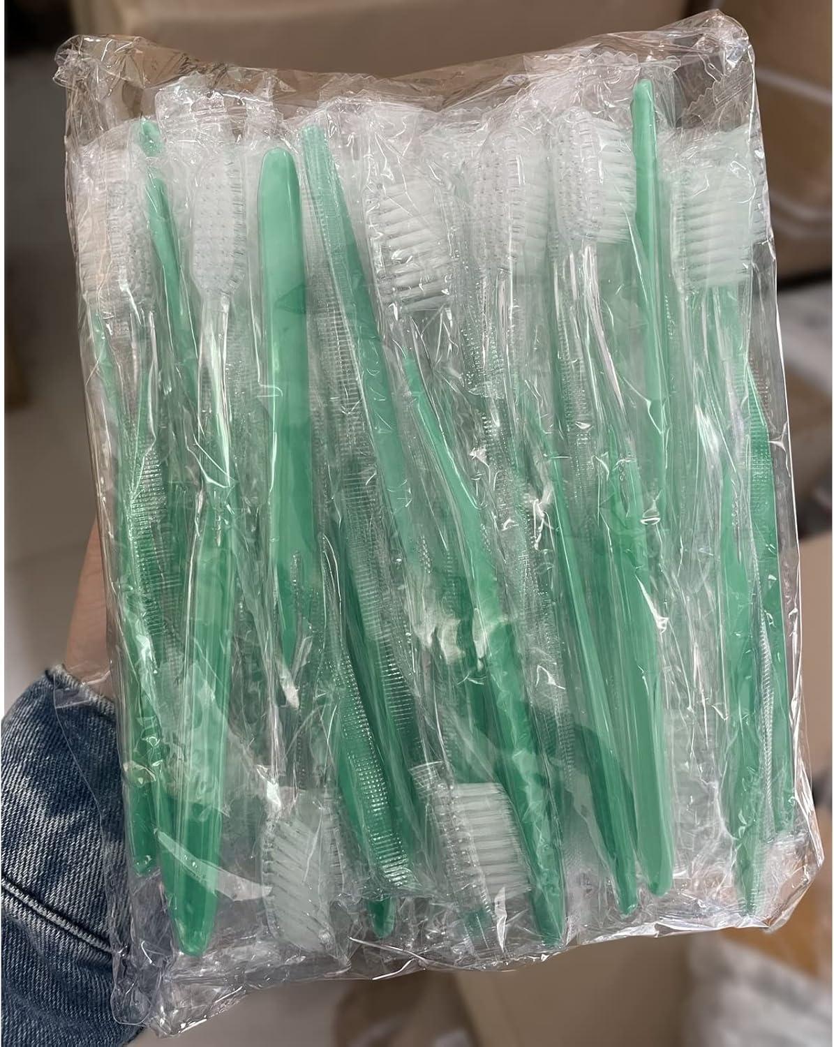 Bulk Disposable Toothbrushes - Individually Wrapped Soft Bristle ...