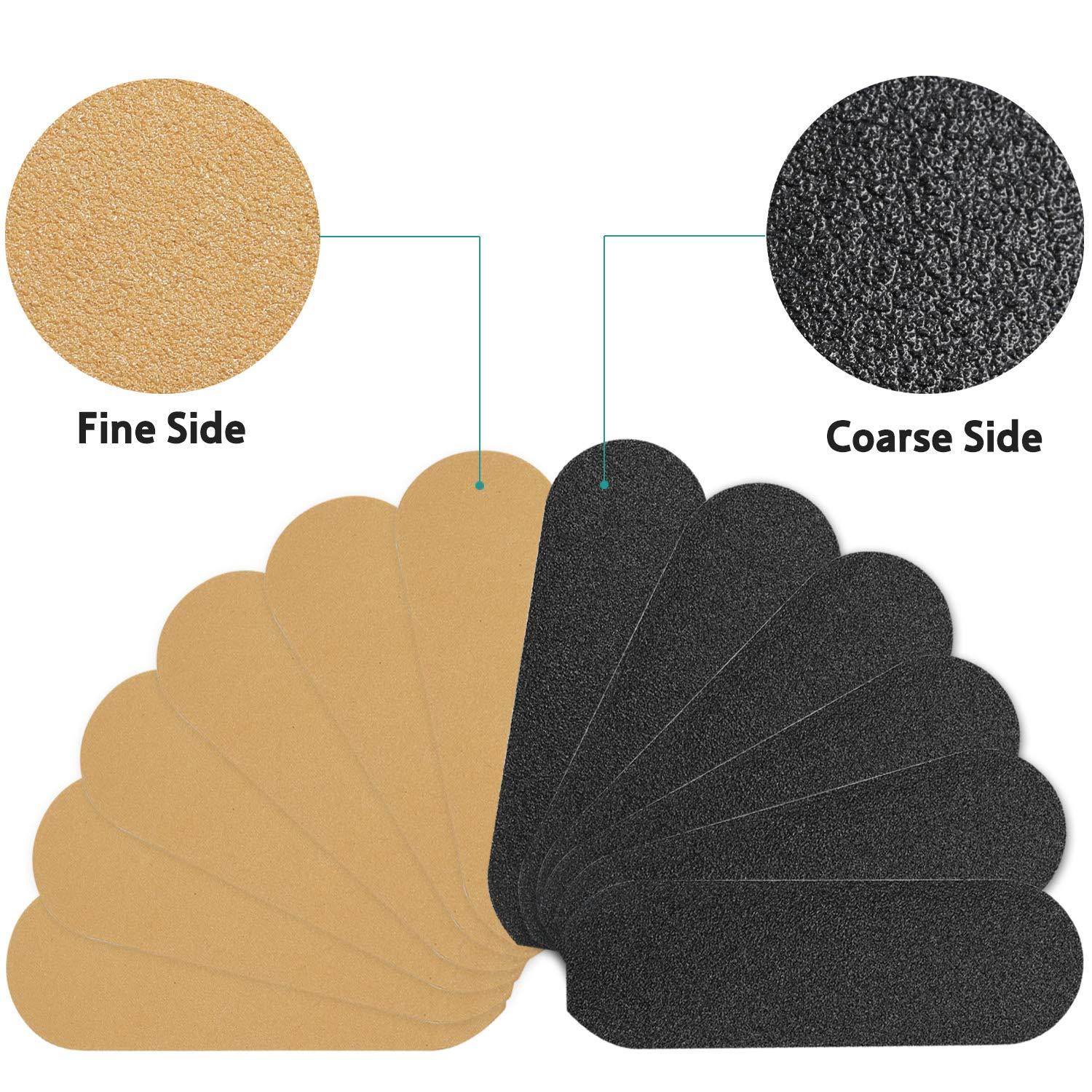 Professional Pedicure Foot File Set - Coarse/Fine Double Sided ...