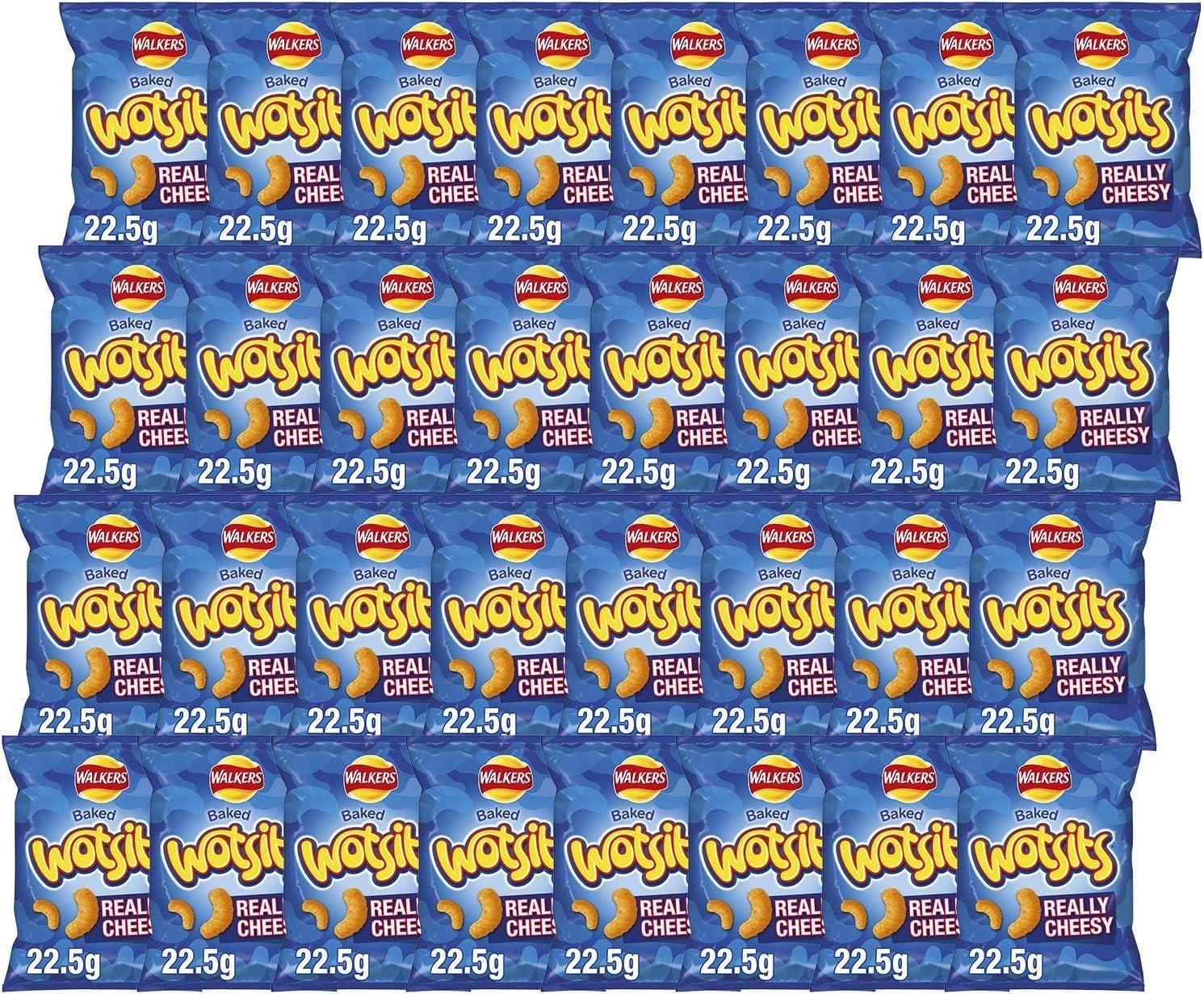 Walkers Wotsits Really Cheesy Snacks Crisps Case of 32x22.5g | Buy Now ...