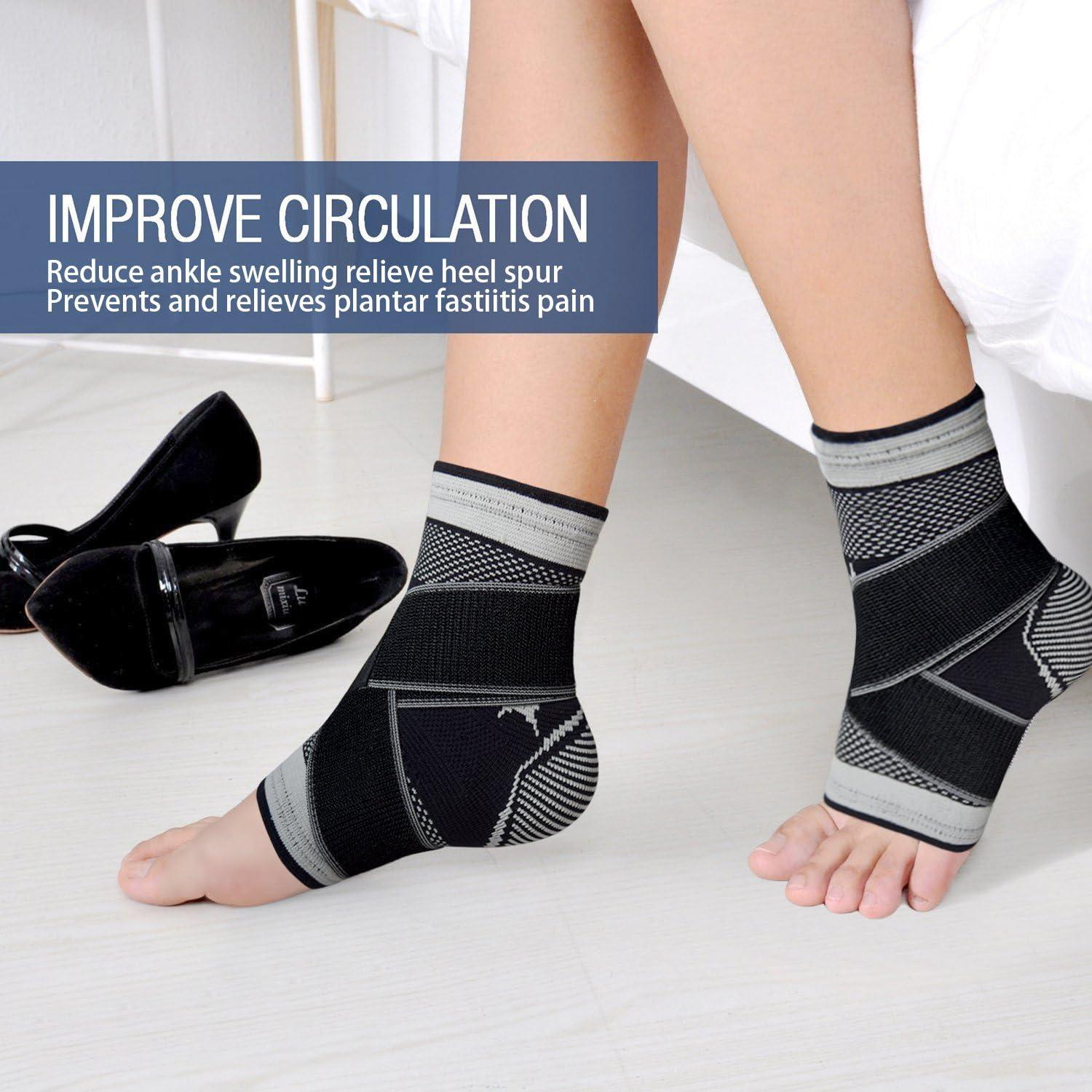 Plantar Fasciitis Sock with Arch Support for Effective Foot Pain Relief ...