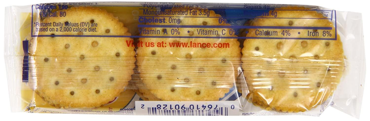 Lance Toasty Crackers with Real Peanut Butter - 51.5oz (40 Packs) | Buy ...