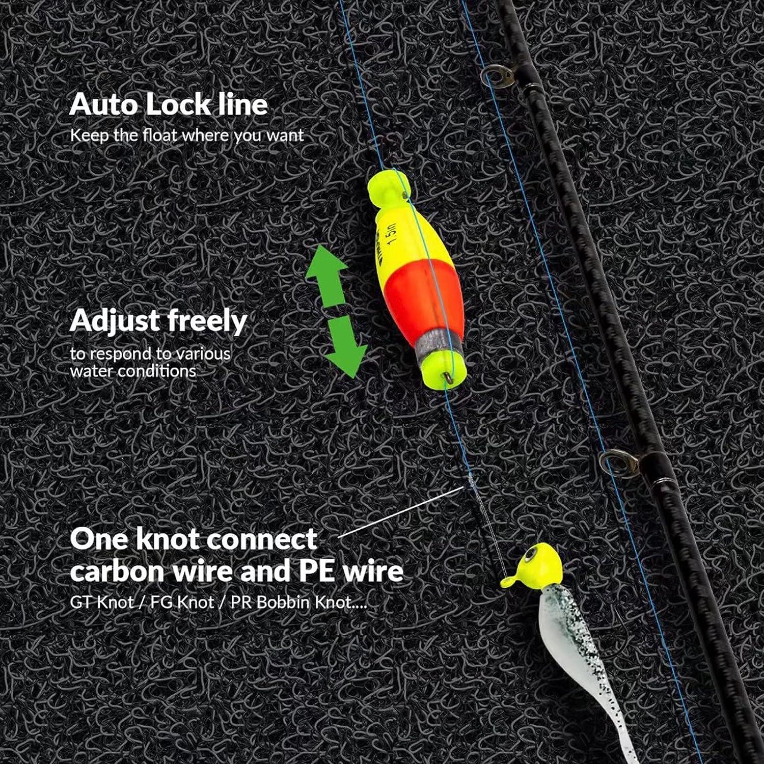 THKFISH Fishing Bobbers EVA Foam Floats Weighted Bobbers for Fishing ...