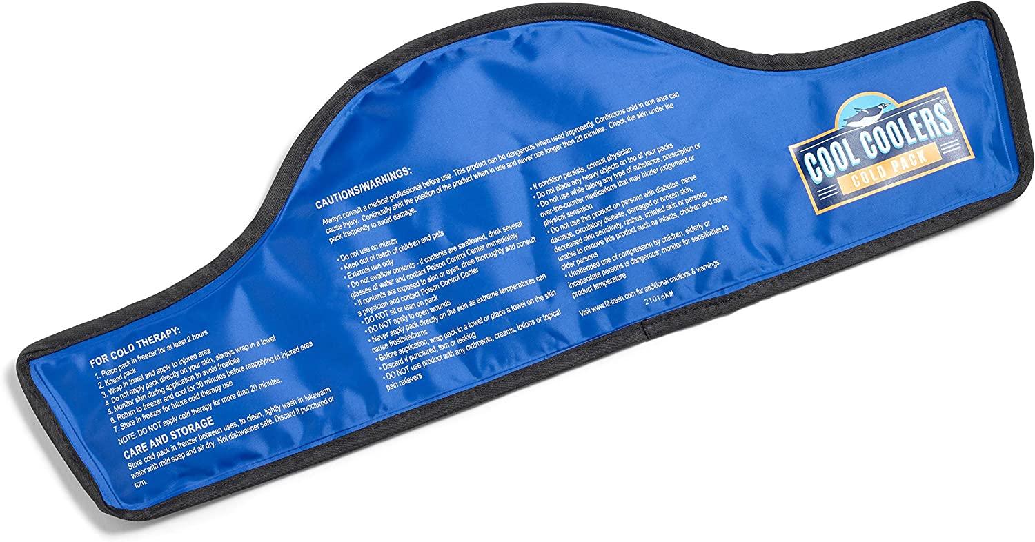 Flexible Gel Ice Pack for Neck and Shoulders - 2 Pack | Reusable Cold ...