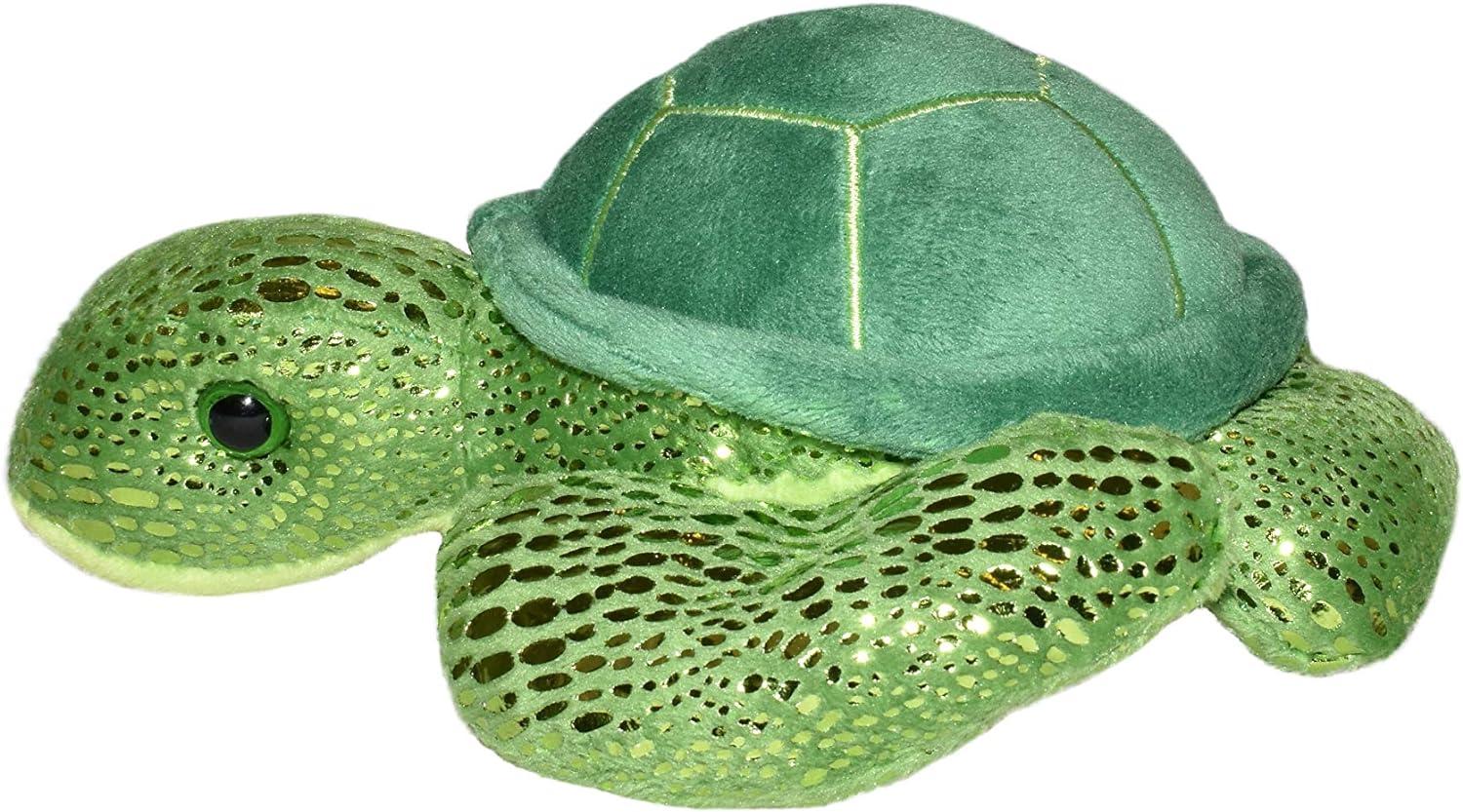 Wild Republic Hug Ems Sea Turtle Plush Stuffed Animal - 18 cm Green Sea ...