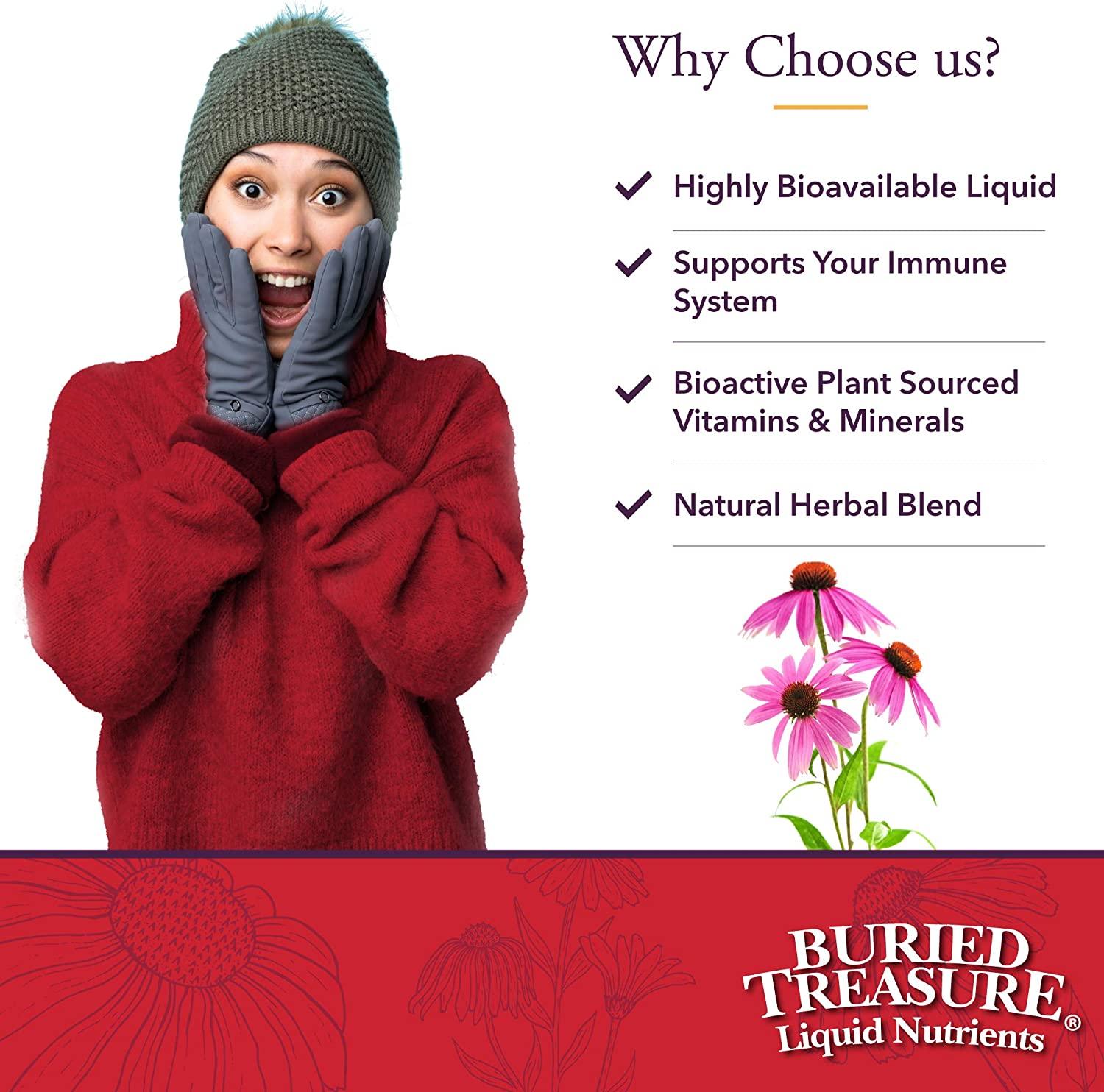 Buried Treasure ACF Extra Strength Immune Support - Elderberry ...