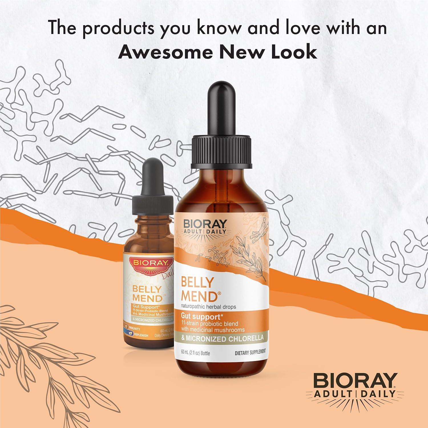 Bioray Belly Mend Gut Support - Alcohol Free 2 fl oz (60 ml) | Natural ...