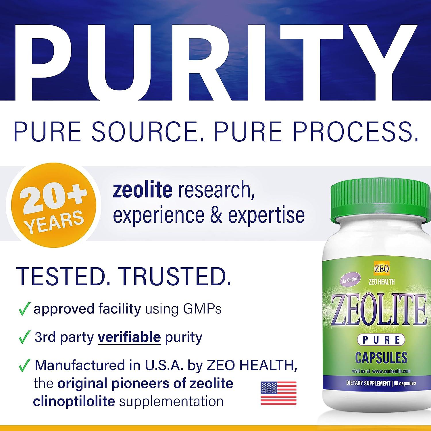 Zeolite Pure Capsules - Detox Extra Strength for Full Body Cleanse ...