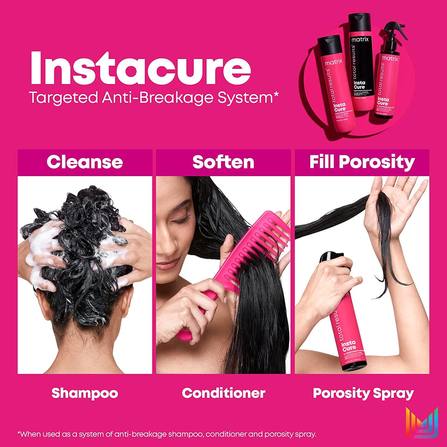 MATRIX Total Results Instacure Anti-Breakage Leave-In Porosity Spray ...