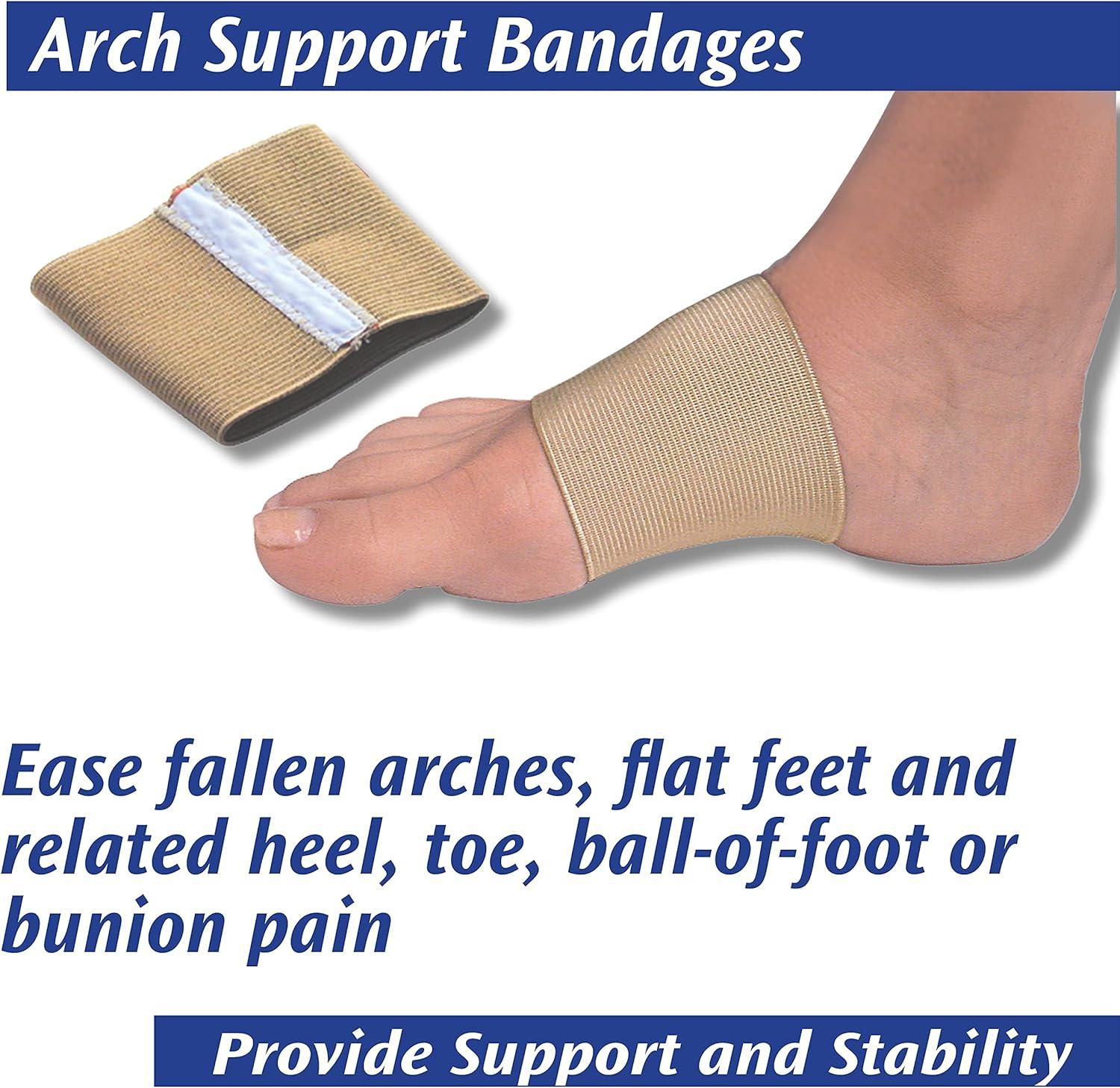PediFix Arch Bandages Medium Beige - Pack of 2 | Supportive Arch Relief ...