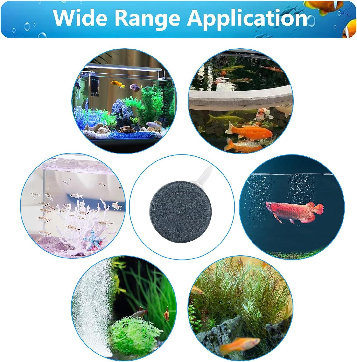 8 PCS Aquarium Air Stones - Oxygen Diffuser for Fish Tanks & Ponds ...