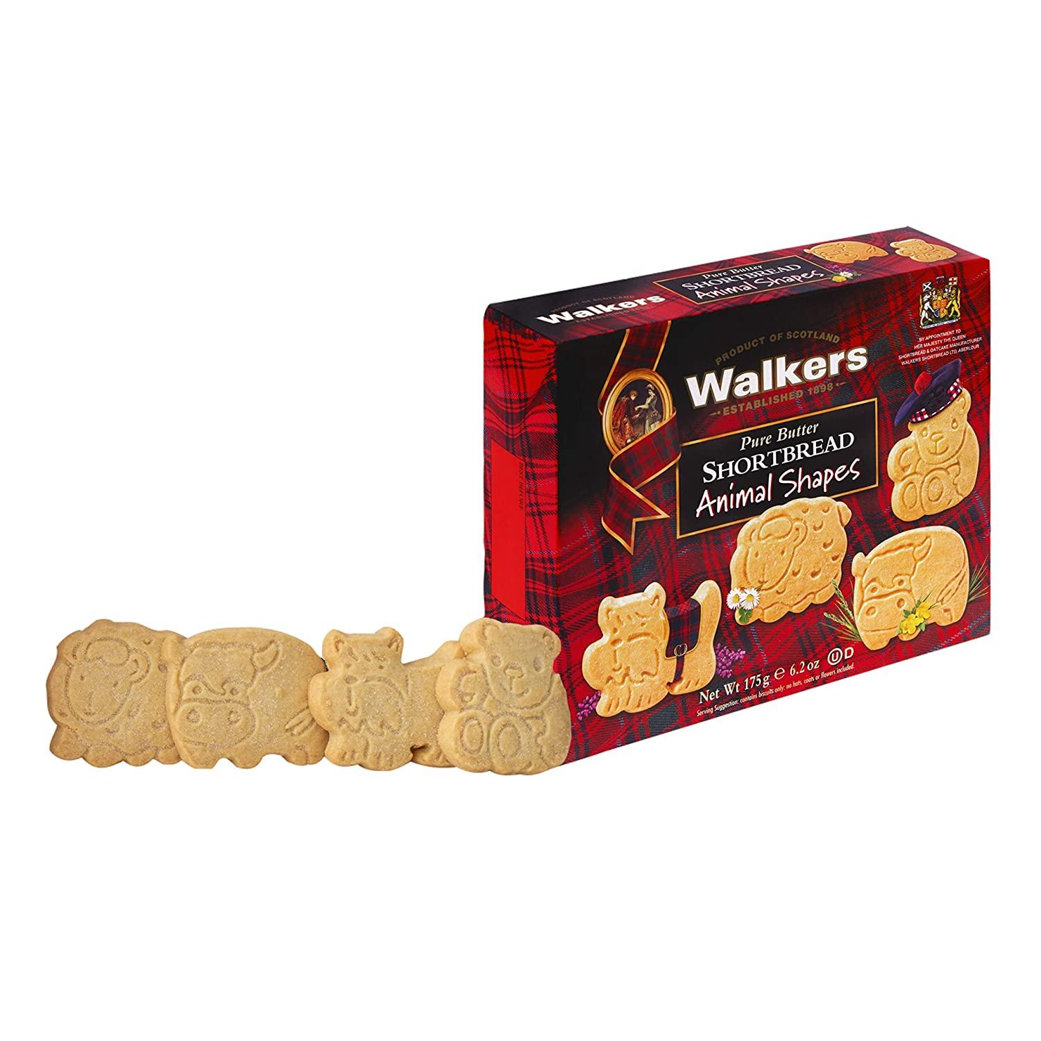 Walkers Shortbread Animal Shapes 6.2 oz. - Delicious Scottish Biscuits ...