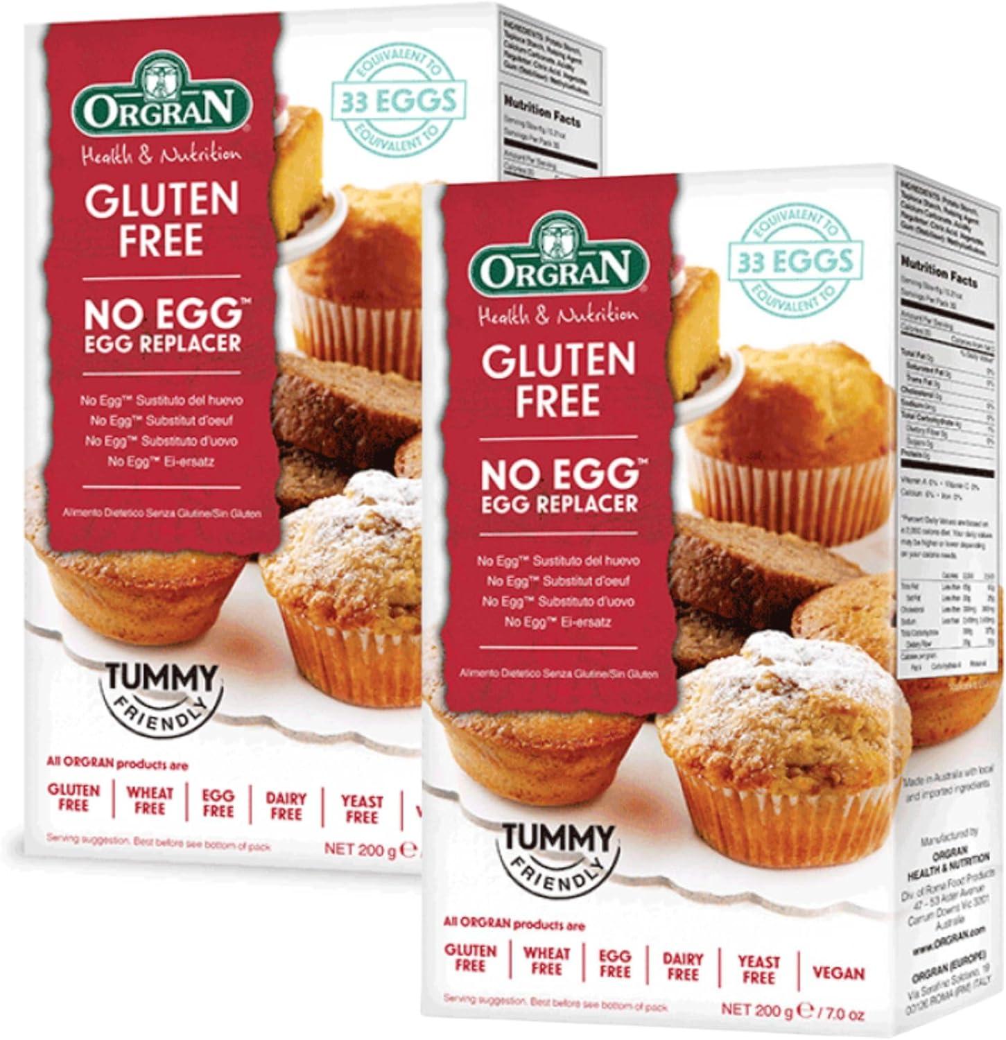 Egg Replacer Gluten Free Milk Free and GMO Free Bundle Containing Two ...