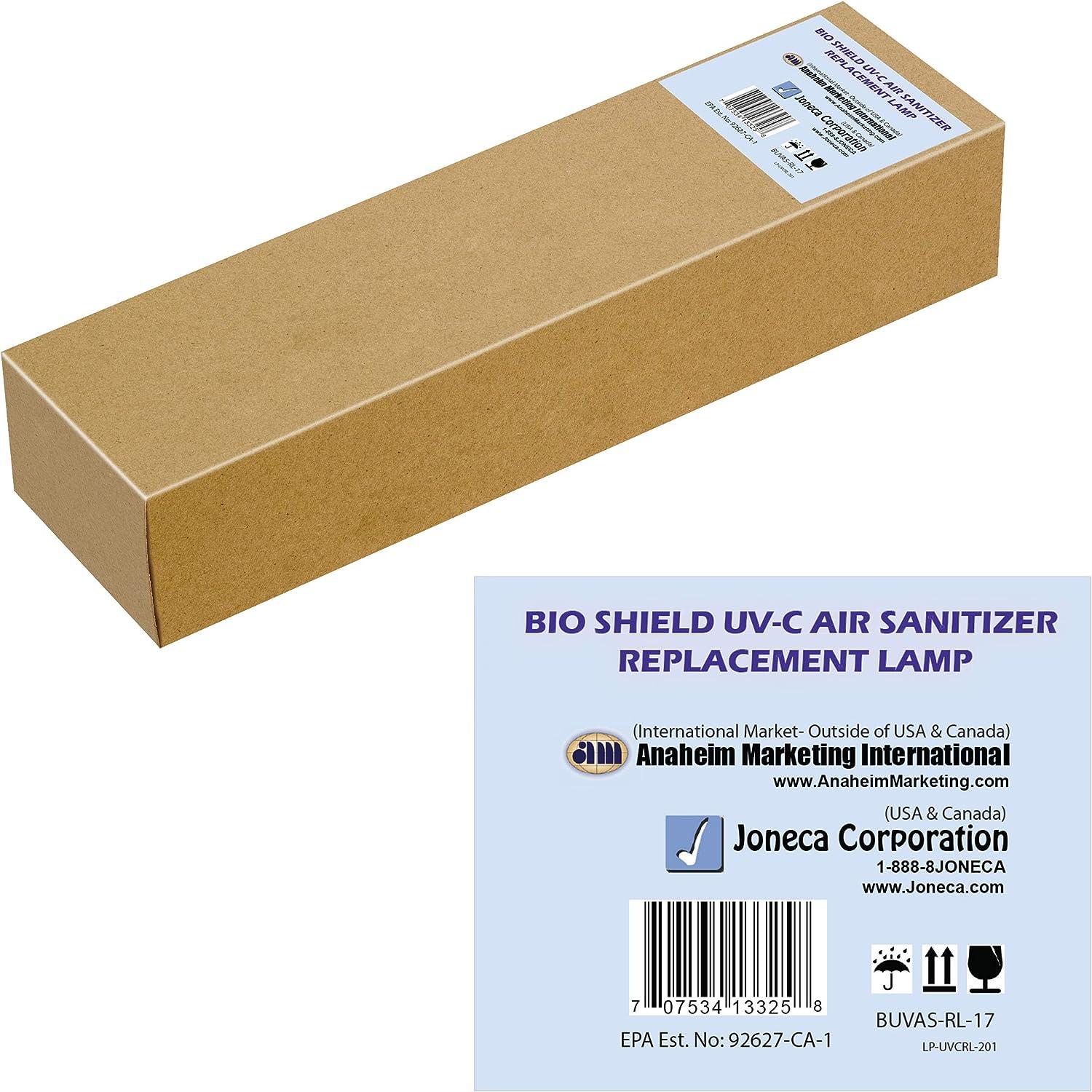 Bio Shield Anti-Microbial UV-C Sanitizer System Replacement Lamp - 17 ...