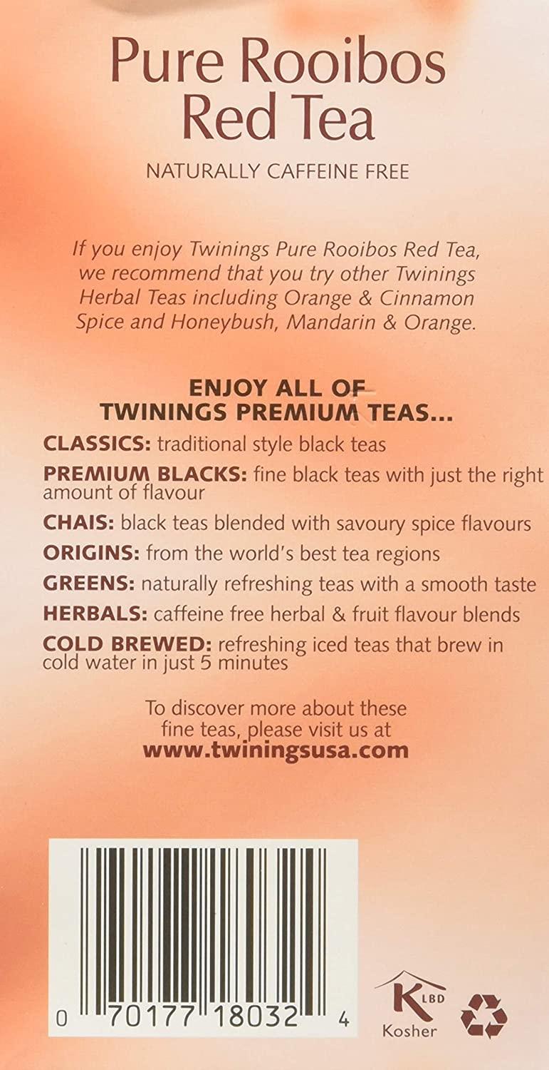 Twinings Tea African Red Rooibos - 20 Tea Bags