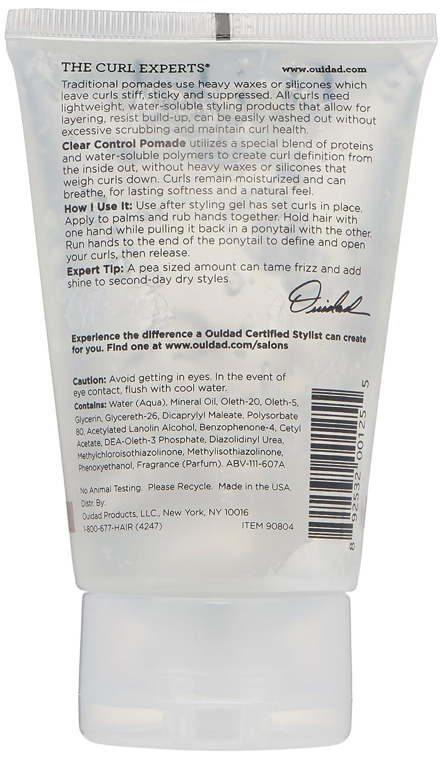 Ouidad Styling Clear Control Pomade - 4 oz | Best Hair Pomade for ...