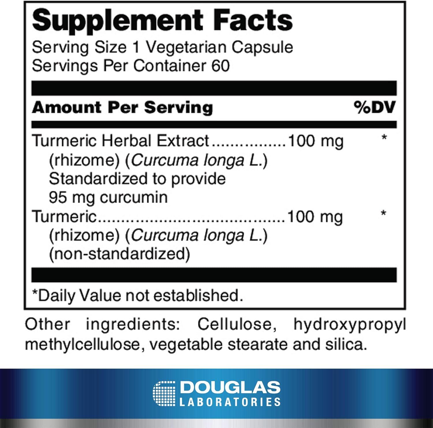 Douglas Laboratories Turmeric Max-V | Standardized Curcumin to Support ...
