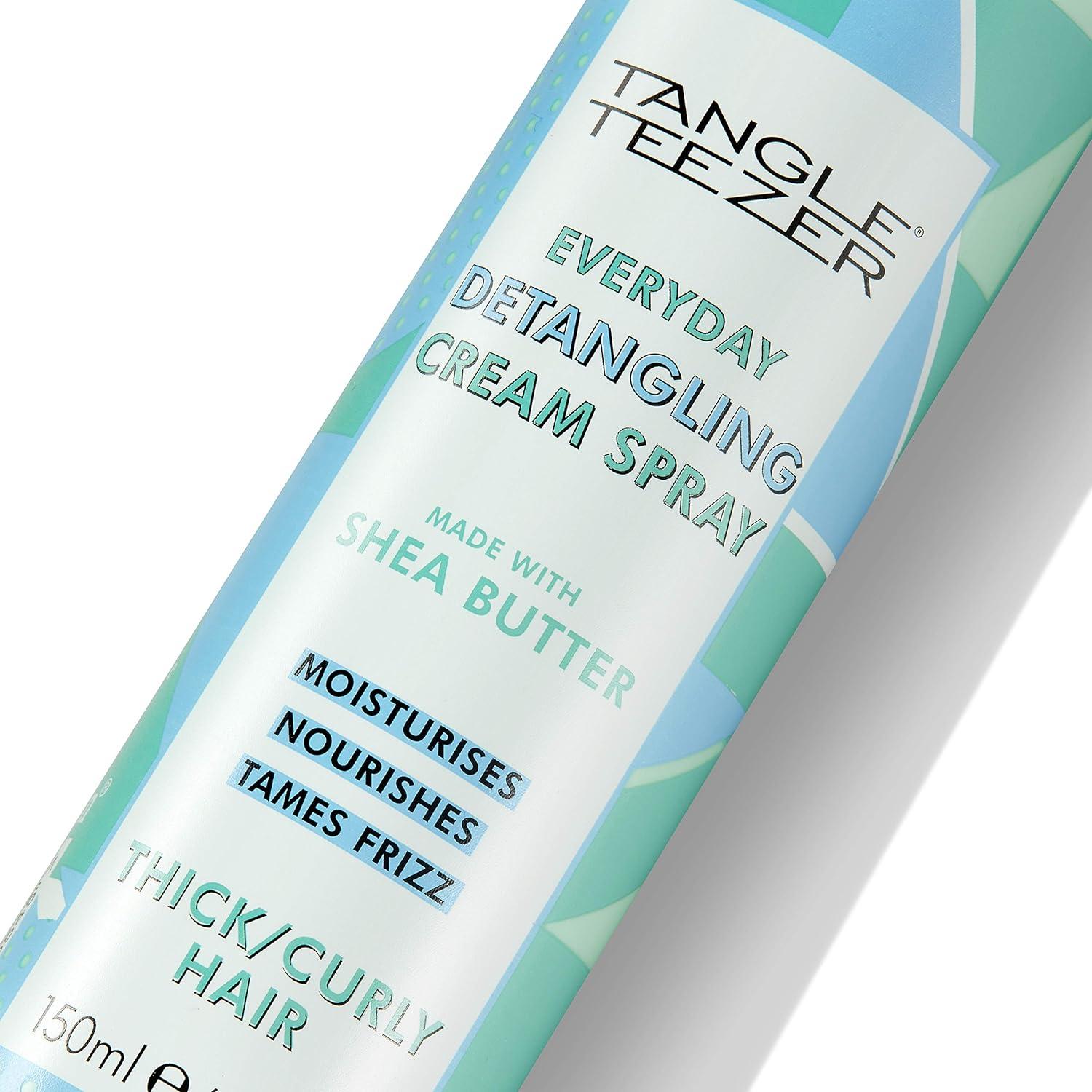 Tangle Teezer Detangling Cream Spray for Thick & Curly Hair - Vegan ...