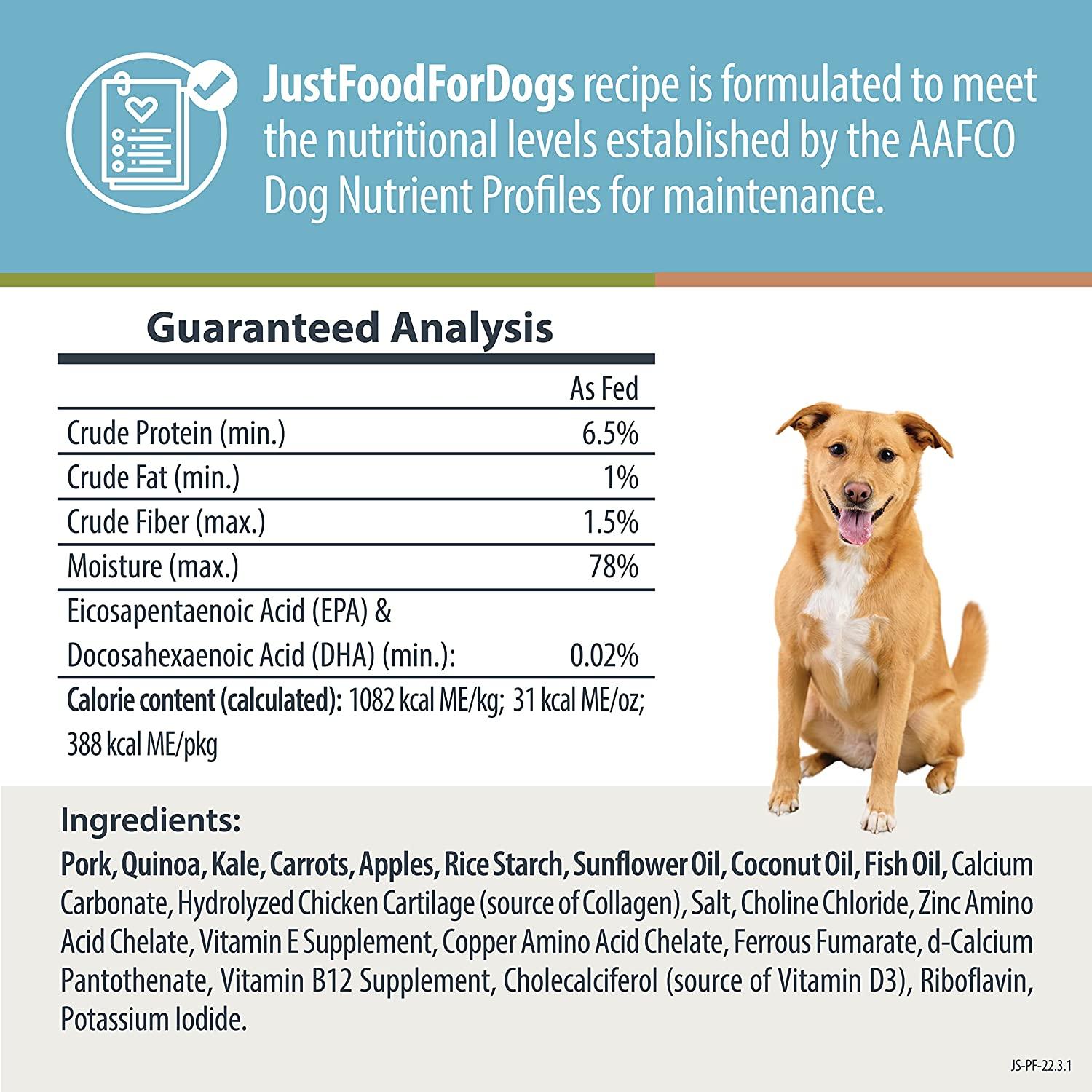JustFoodForDogs Pantry Fresh Joint & Skin Support Dog Food | For Dogs ...