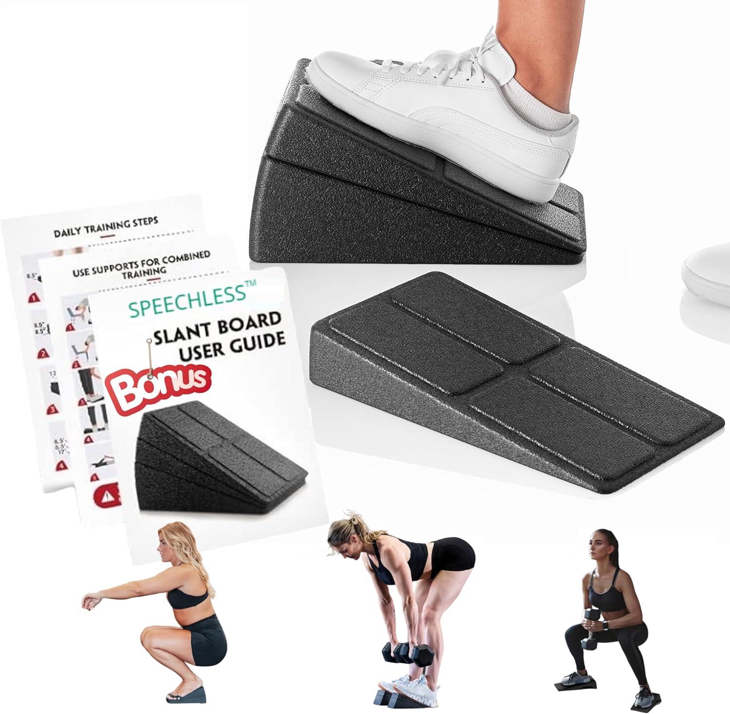 Slant Board for Calf Stretching 5 Adjustable Angles Foot Block ...