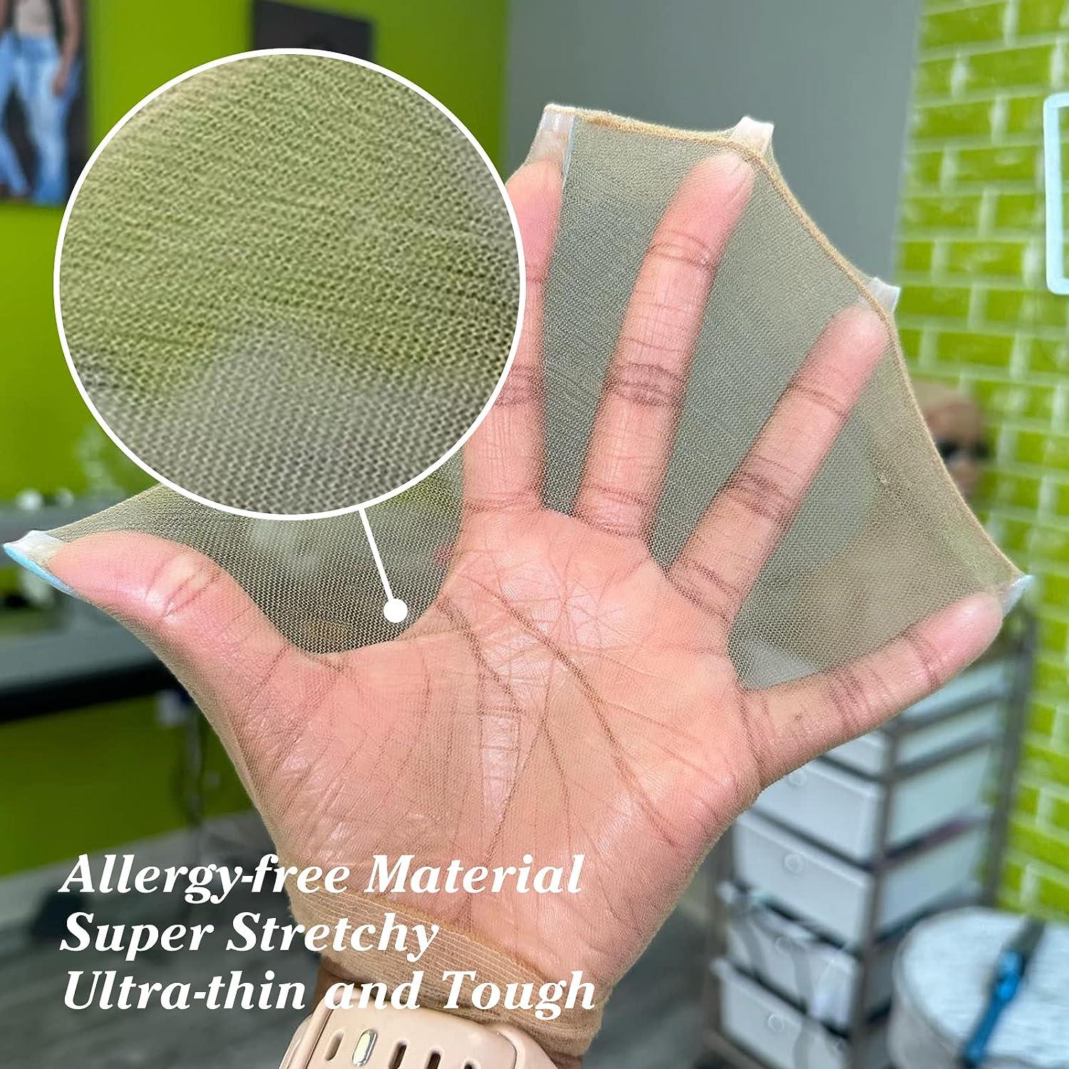 BEEOS Skinlike HD Wig Cap 4 Pack - Invisible, Sheer, Breathable and ...