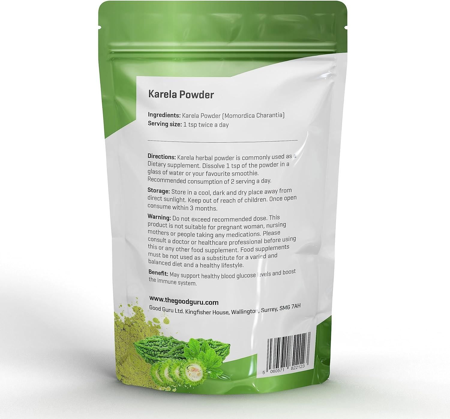 The Good Guru Bitter Melon Powder Karela Powder- 250g | Blood Purifier ...