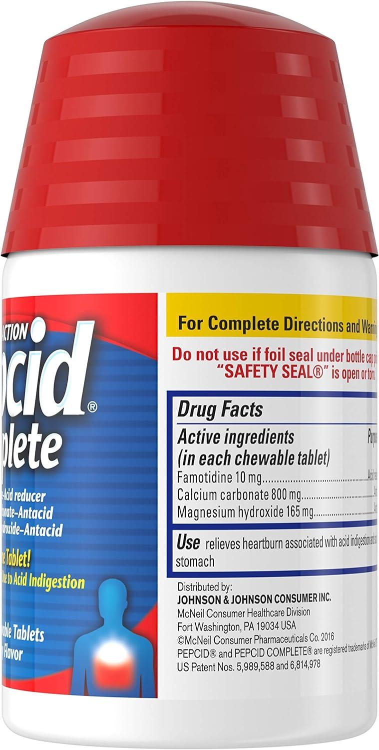 Pepcid Complete Berry Chewable Tablets - 25 ct Acid Reducer & Antacid ...