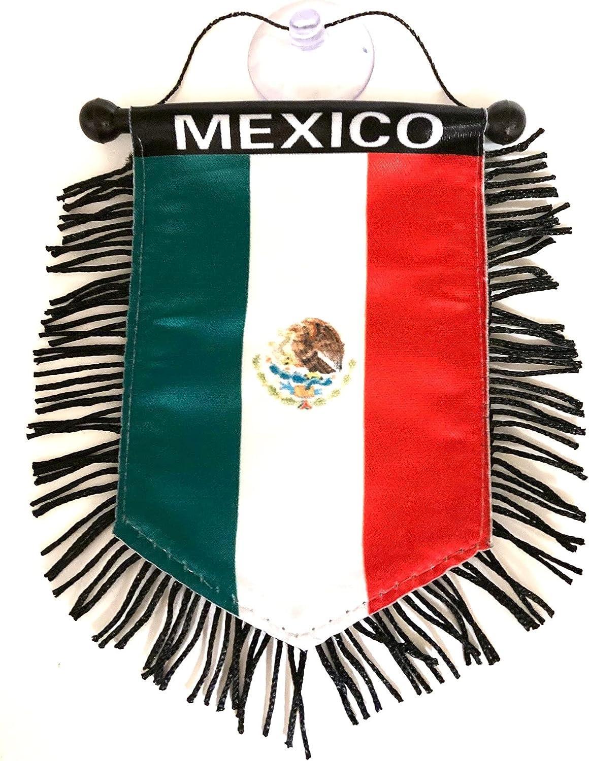 Mexico Flag Car Banner- Easy to Hang on Walls, Windows & Doors | Buy ...