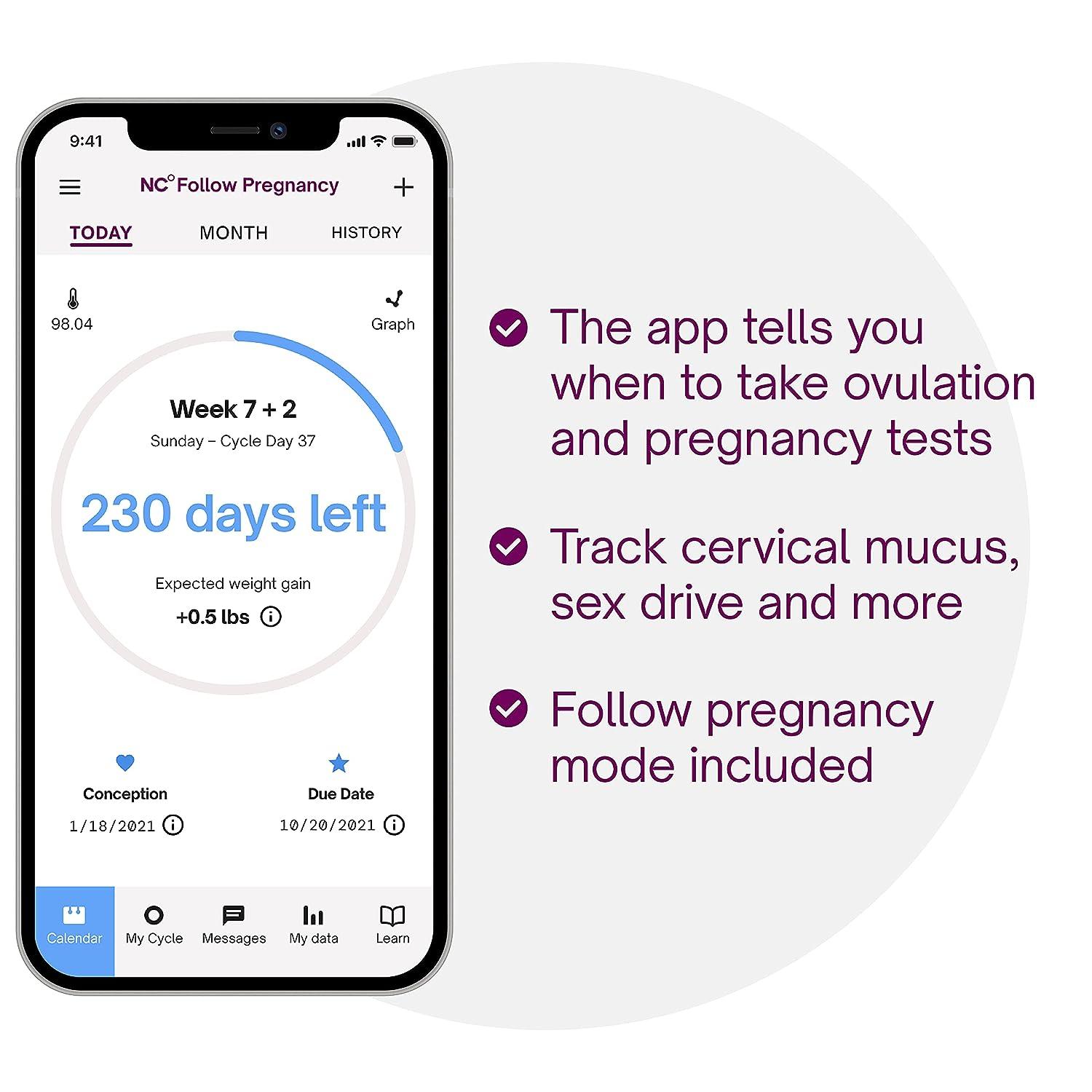 Natural Cycles Plan a Pregnancy Kit - 6 Month Subscription with Basal ...