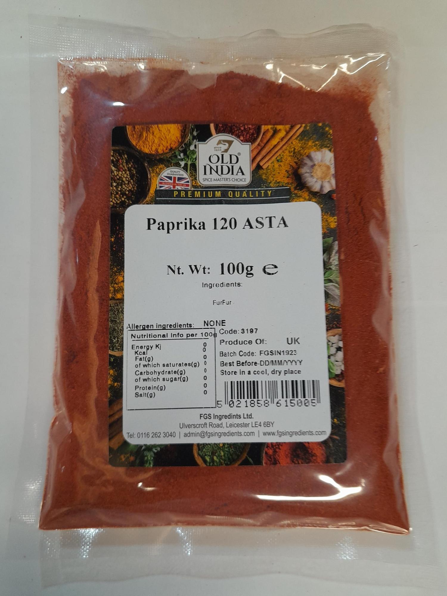 Old India Paprika 120 ASTA 100g | Buy Now with Express International ...