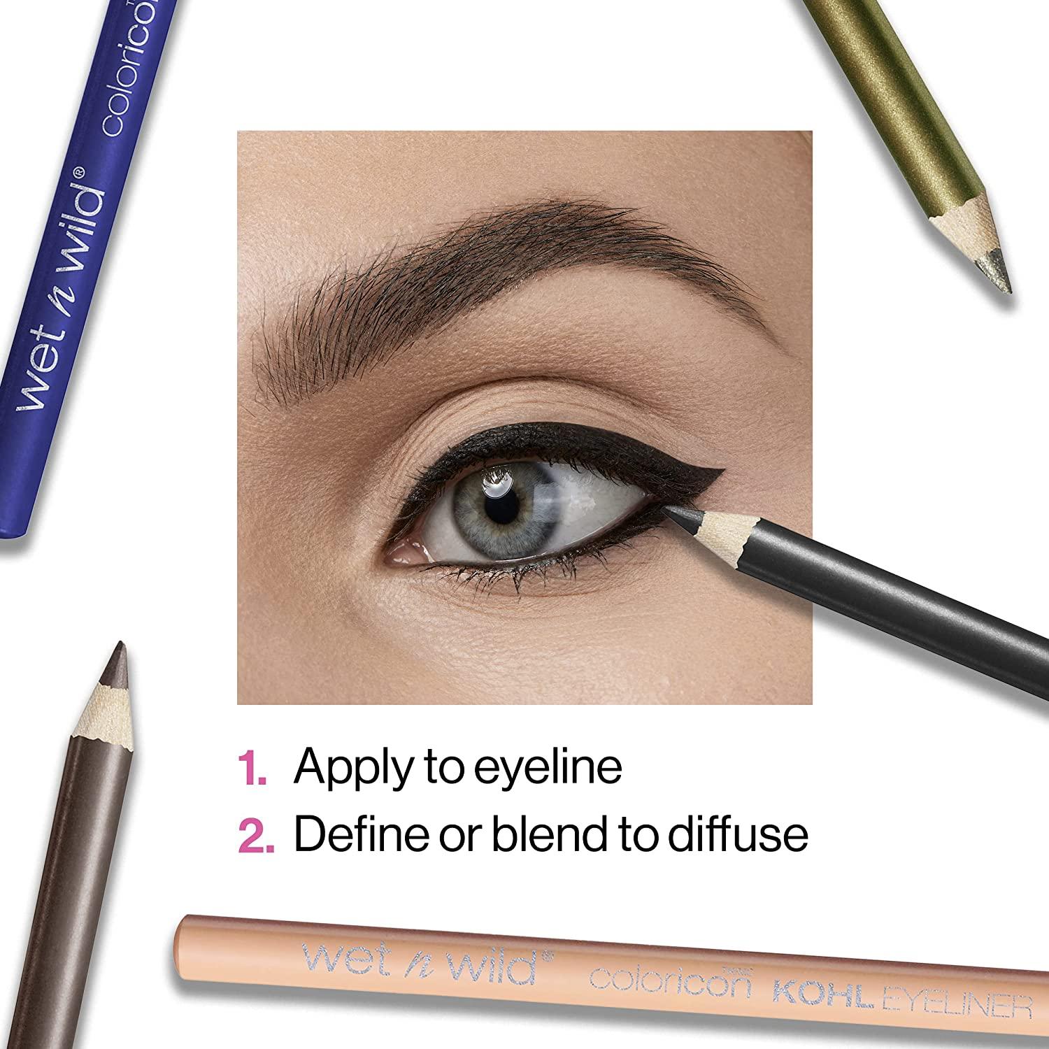 Wet n Wild Color Icon Kohl Eyeliner Pencil in Babys Got Black - Long ...