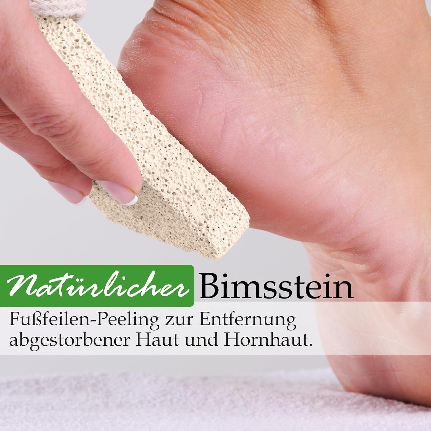 Beige Bimsstein Foot Care - 2 Pumice Stones for Callus & Hard Skin ...