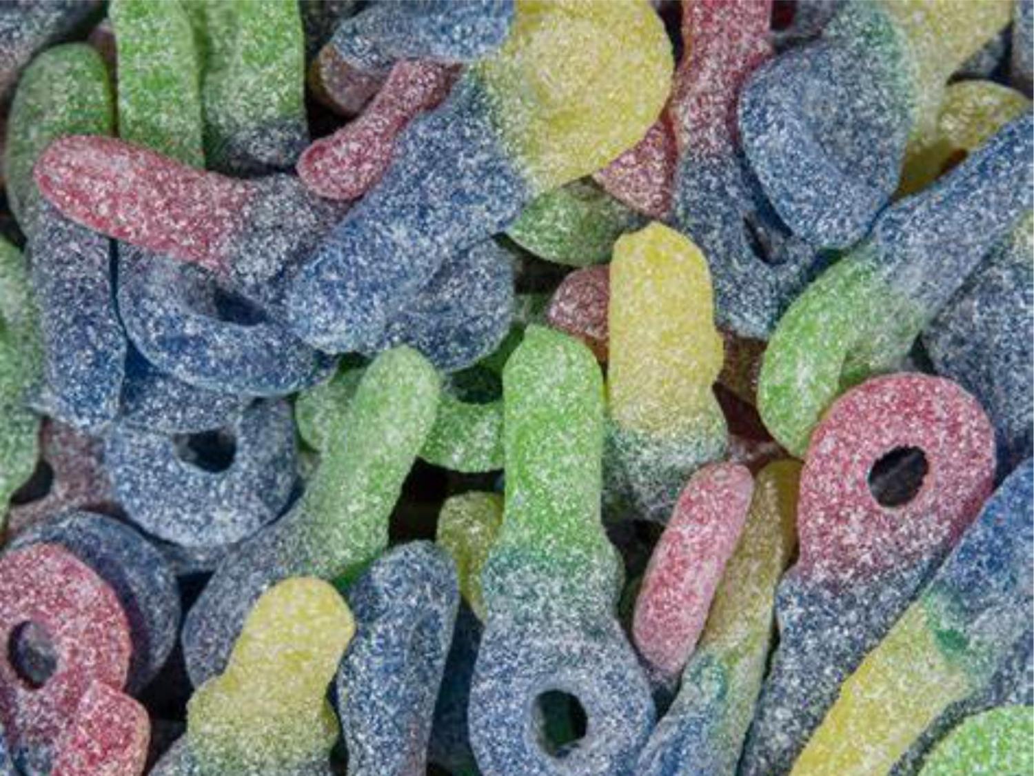 1kg Fizzy Tongue Painting Dummies Sweets Candy Pick & Mix Sweets ...