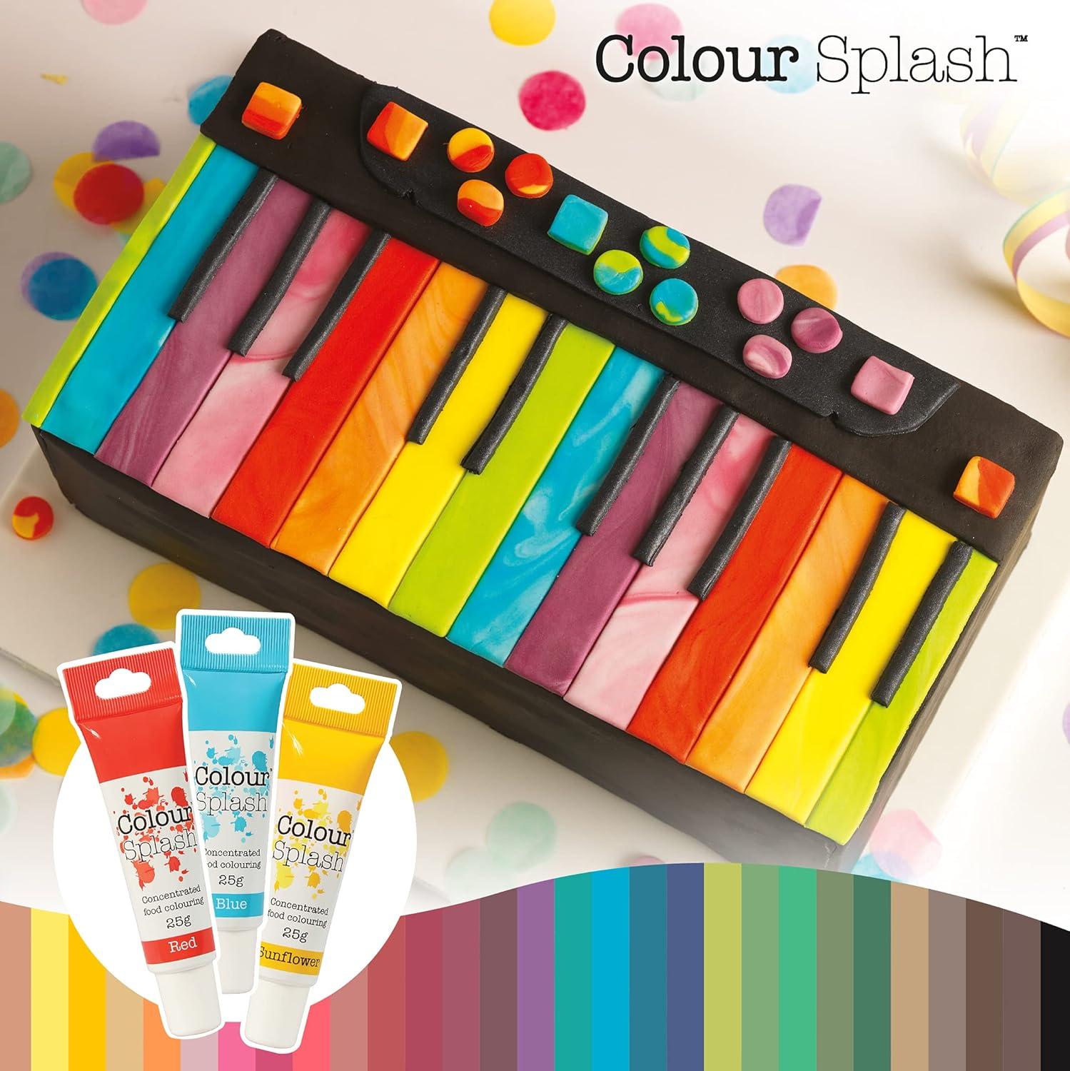 Colour Splash Dark Brown Food Colouring Gel - Highly Concentrated ...