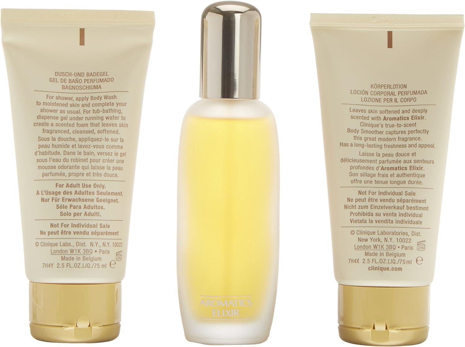 Clinique Aromatics Elixir Eau De Perfume Spray 45ml Set 3 Pieces 195 ml ...