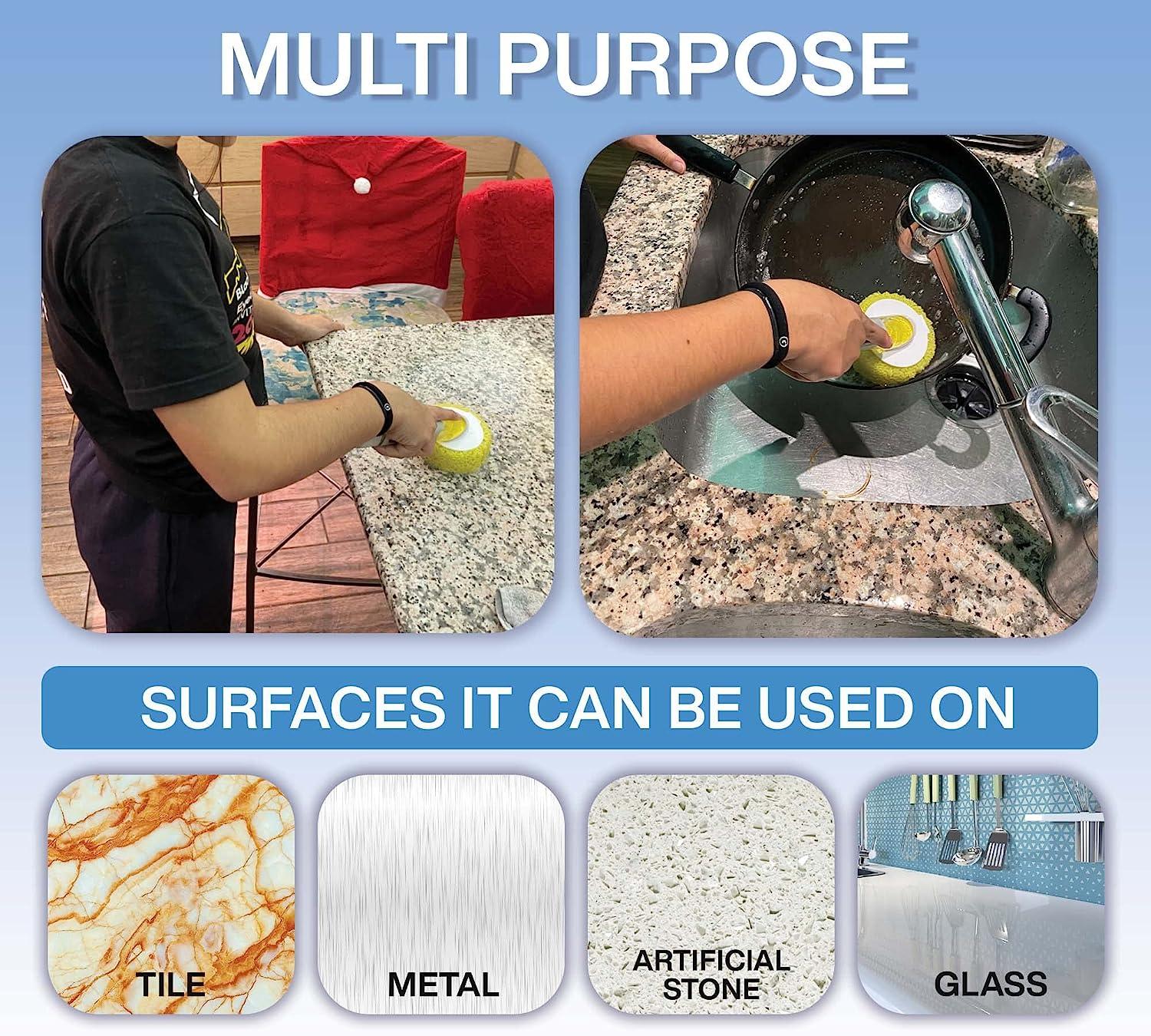 Smiling Sponge Handle Soap Dispensing Handle for Scrub Daddy Sponge ...