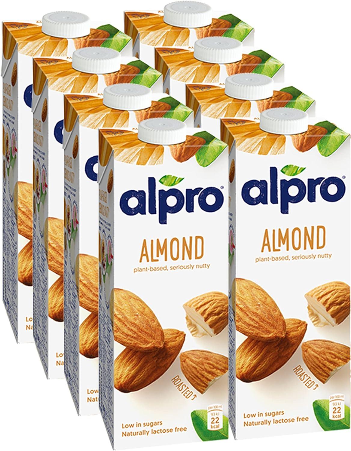 Alpro Oat Plant-Based Long Life Drink Vegan & Dairy Free 1L (Pack of 8 ...