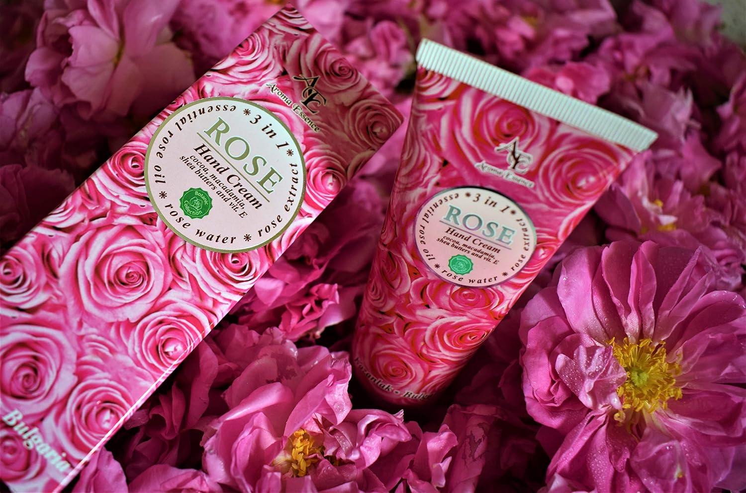 Hand Cream 3 in 1 with Natural Rose Oil | Anti-Aging & Moisturizing ...