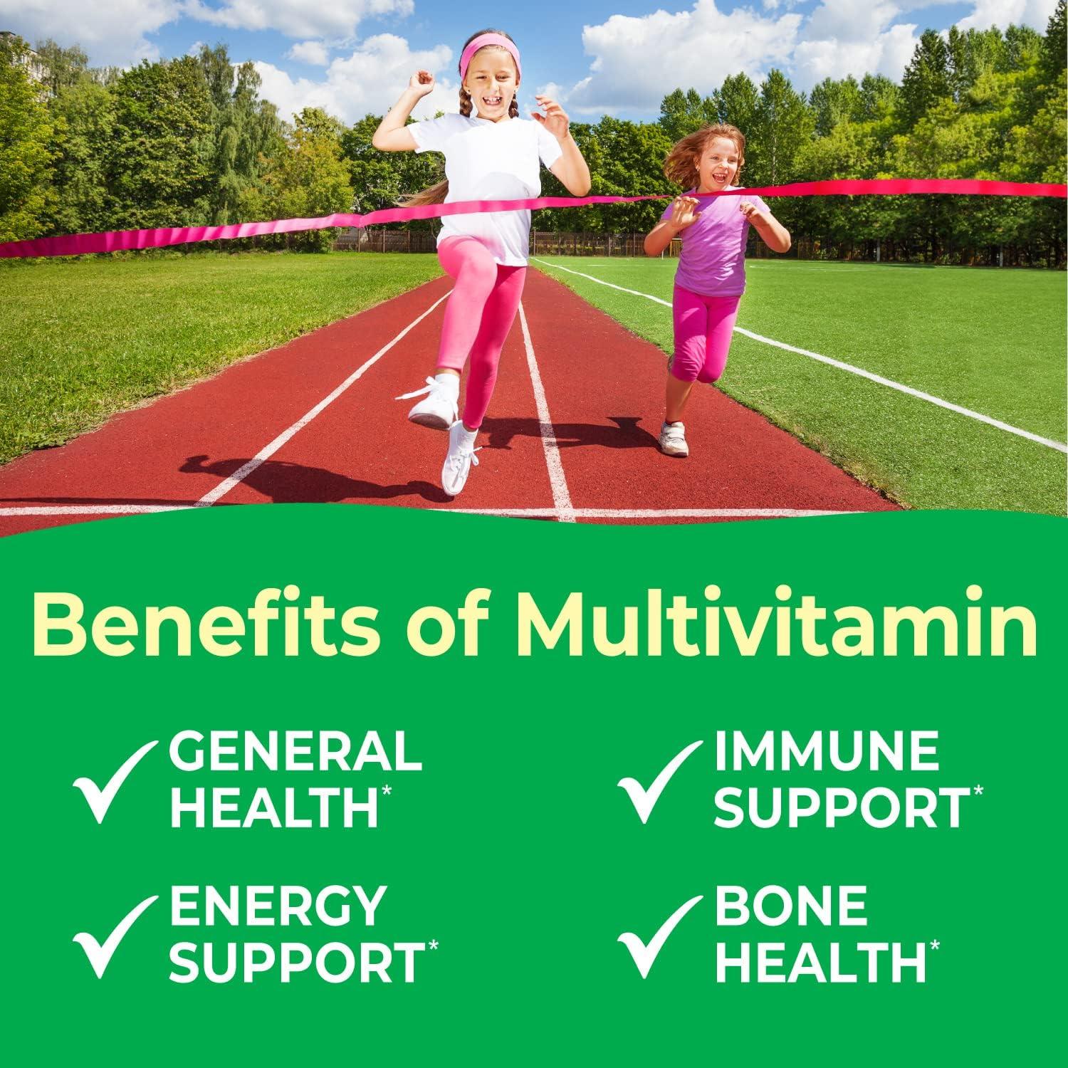 VitaWorks Kids Multivitamin & Minerals Jelly Beans - Natural Fruit Flavor - Vegetarian & Nut ...