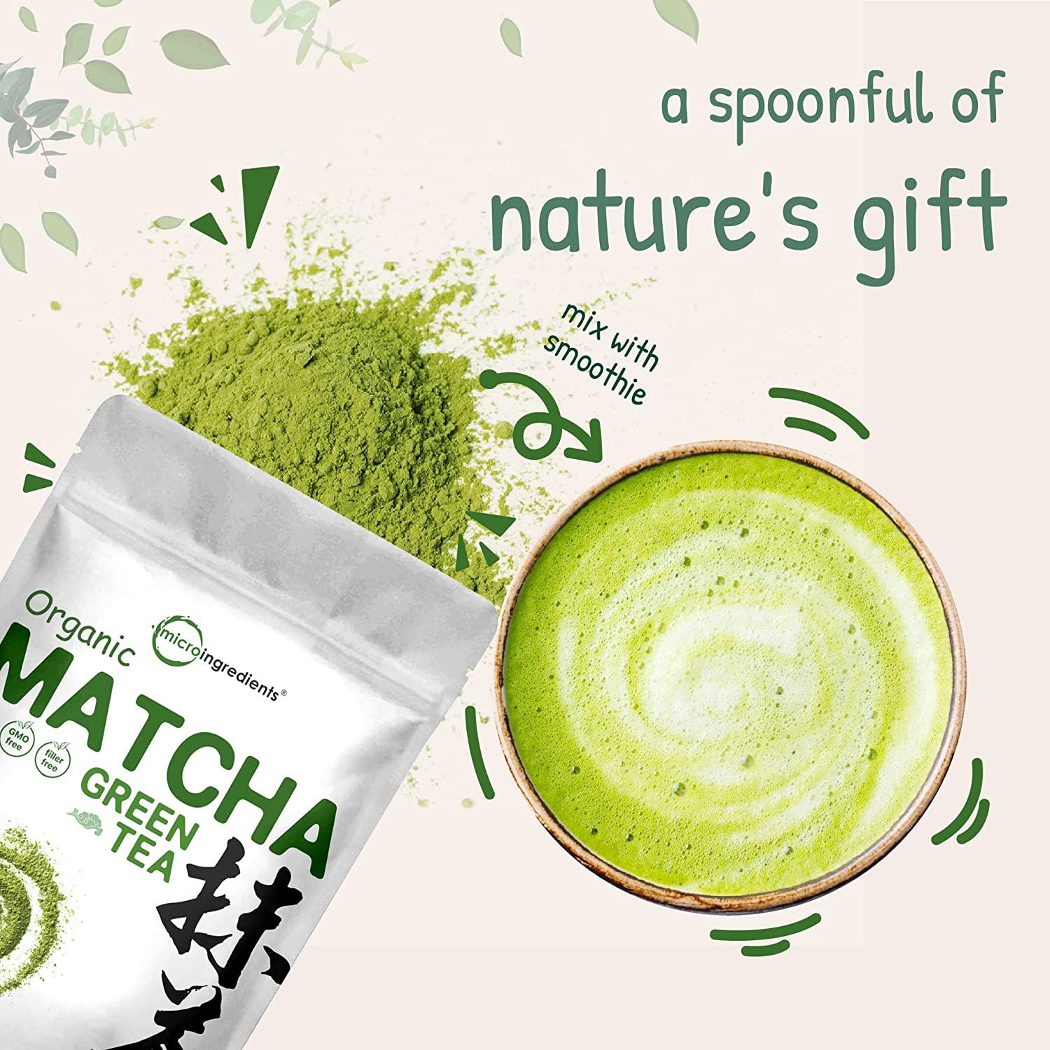 Organic Matcha Green Tea Powder 1lb | Culinary Grade | Authentic ...