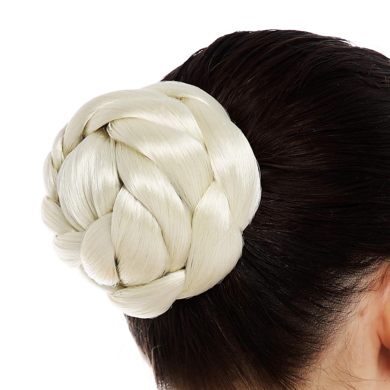 WIG ME UP HYD-0046-613 Hairpiece Bun - Elaborately Braided Light ...