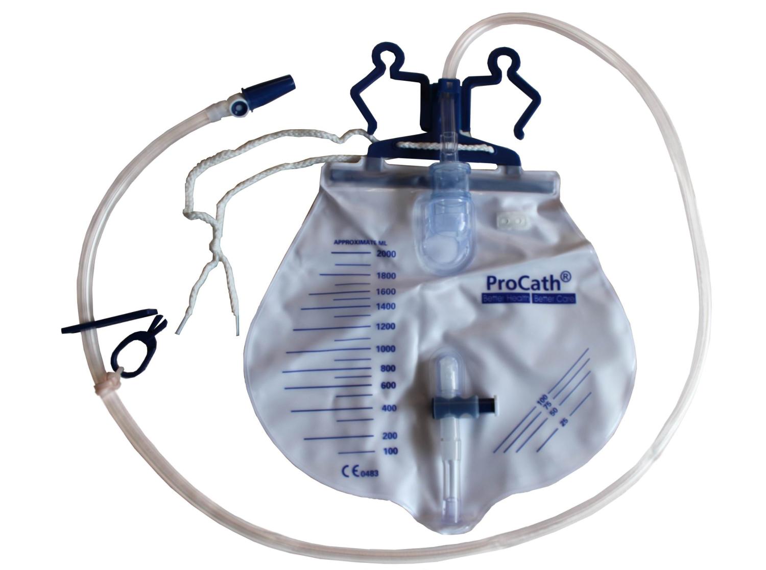 Buy UROSID 2000 S Closed Urine Drainage System 2000 ml - 120 cm ...