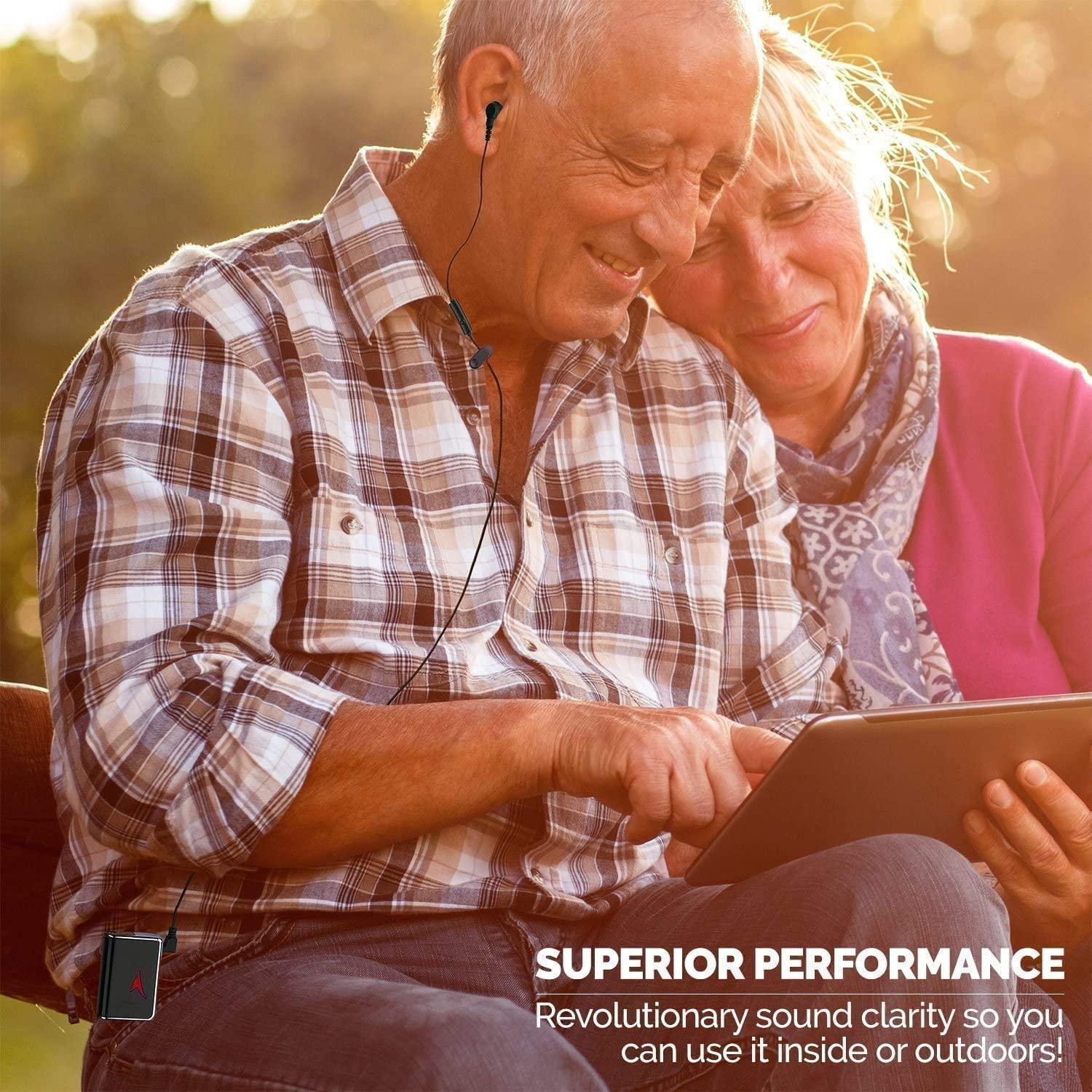 Personal Sound Amplifier - 50dB Audio Hearing & Voice Enhancer ...