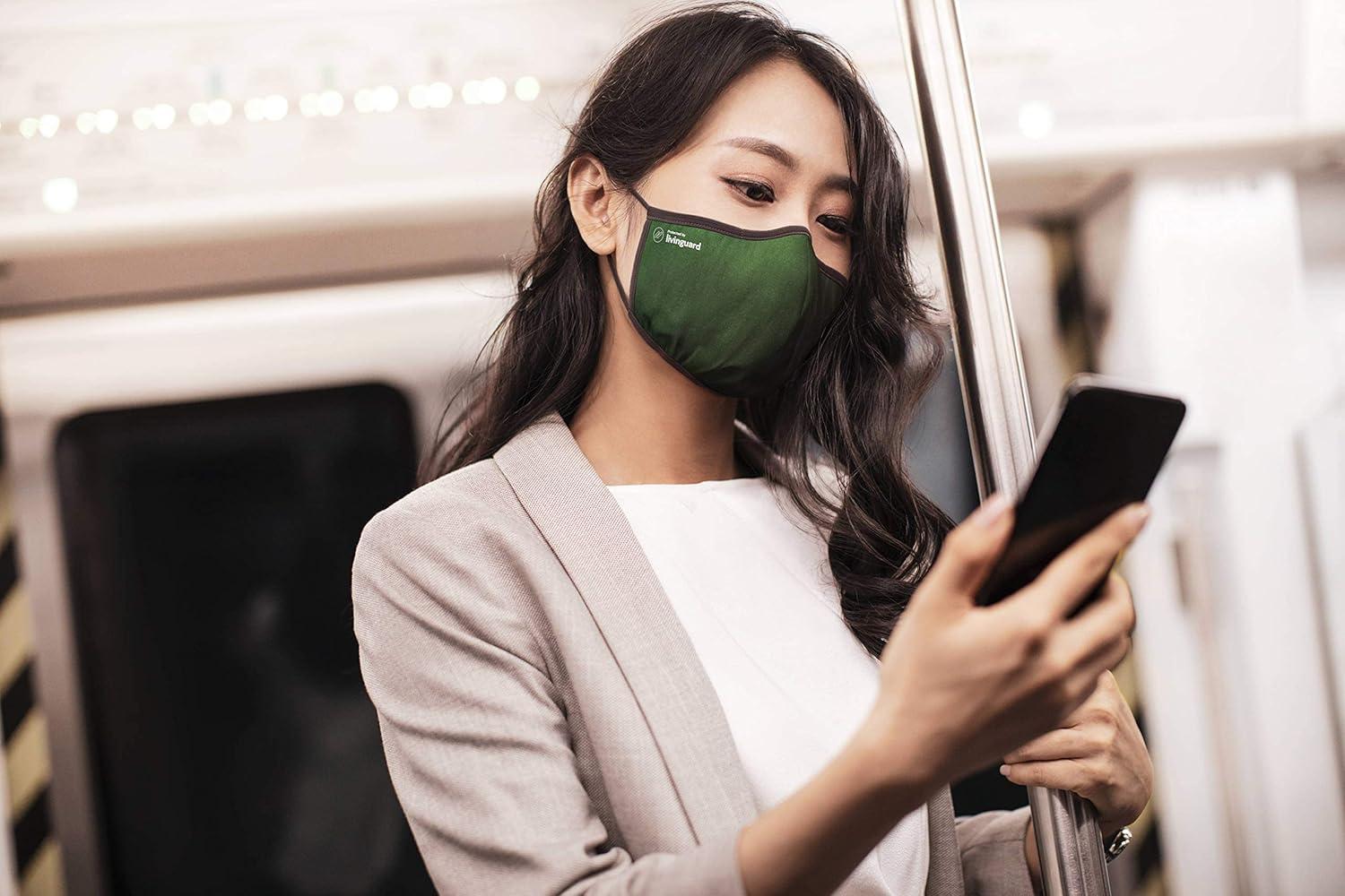 Livinguard PRO MASK | 3-Layer Adjustable Washable Reusable Face Mask ...
