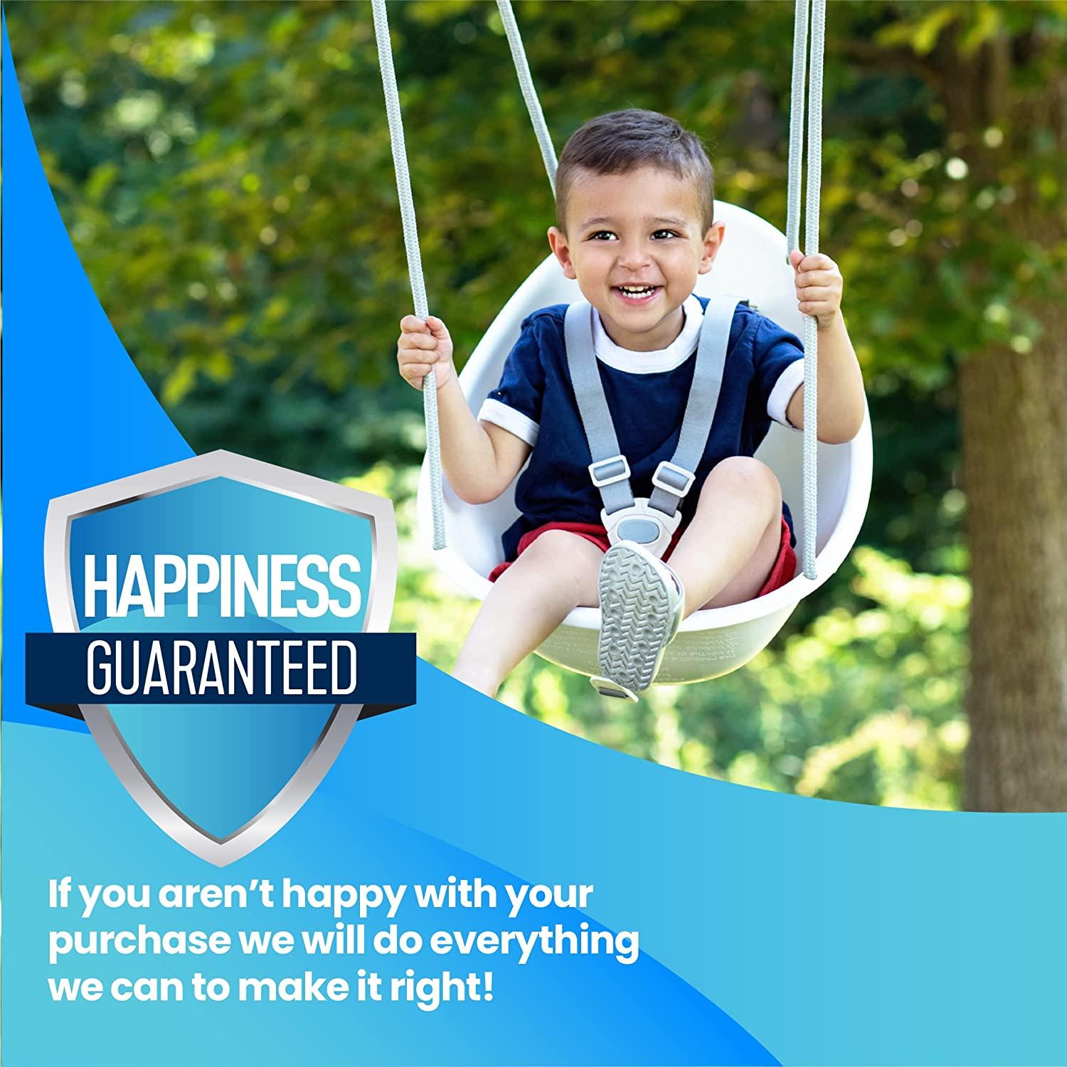 Swurfer Coconut: Premium Baby Swing with Blister-Free Rope and Safety ...