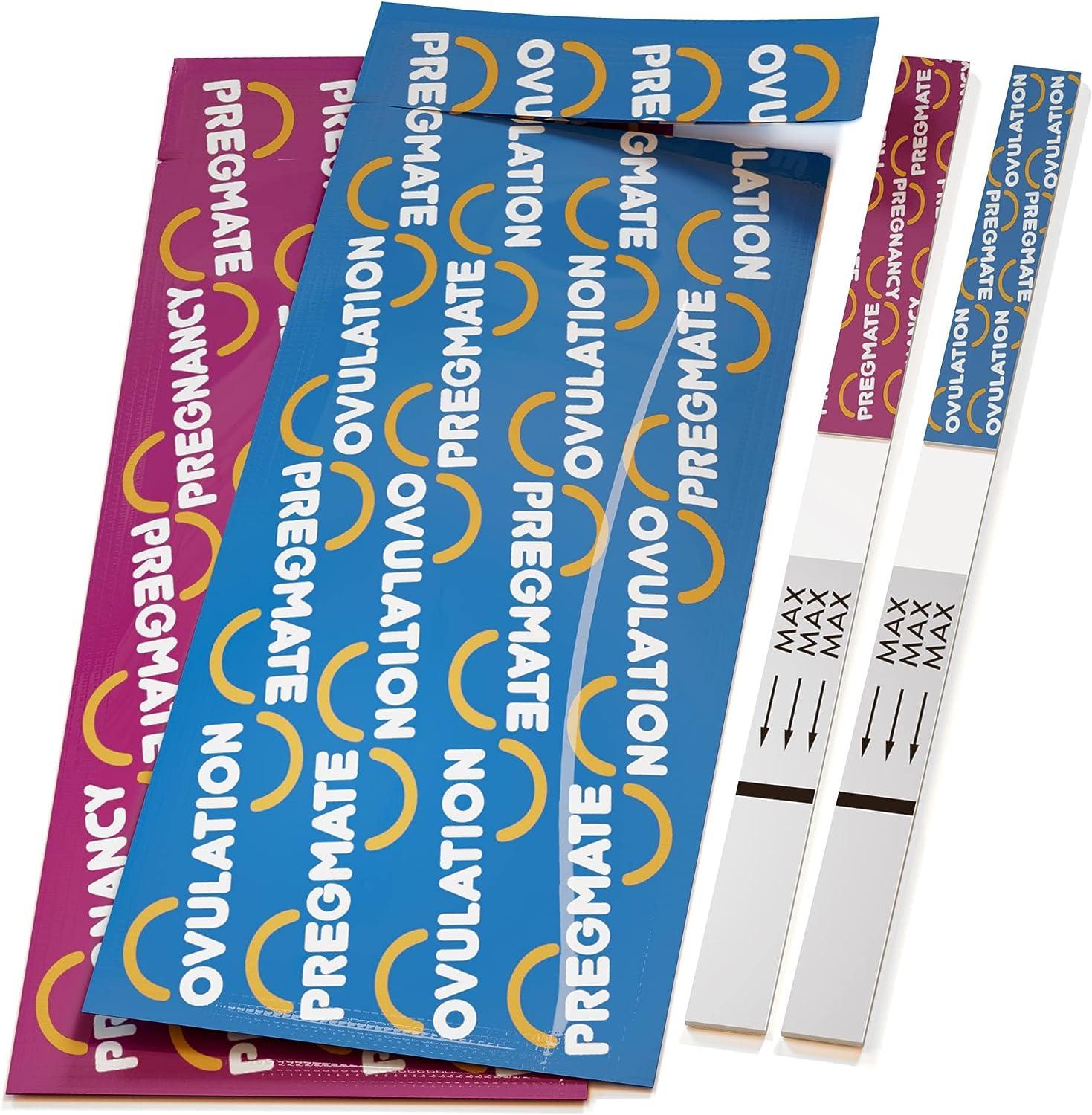 Pregmate Ovulation and Pregnancy Test Strips Predictor Kit - 25 Count ...
