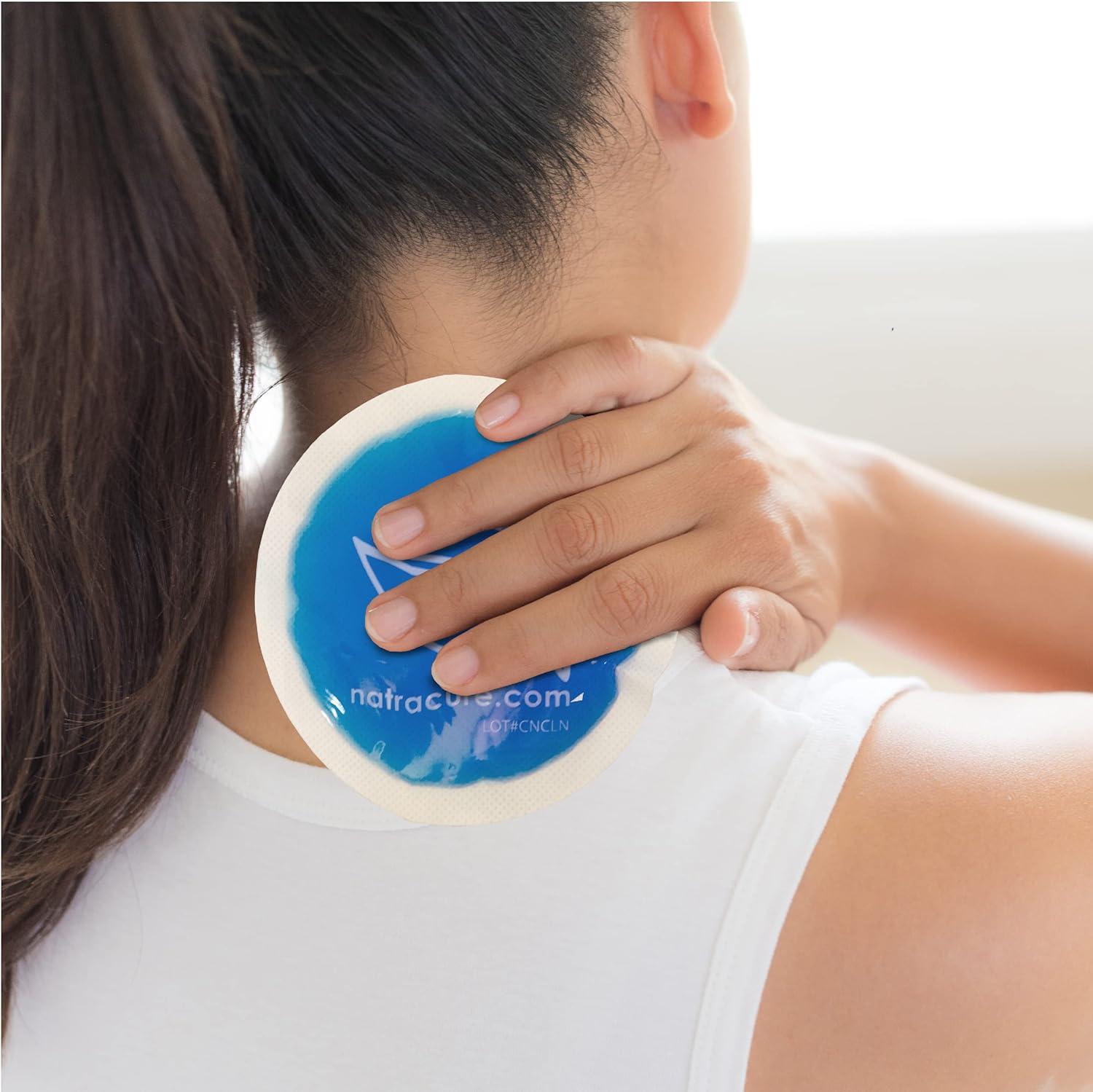 NatraCure 4 Circle Gel Ice Packs - 5 Pack Blue | Small Reusable Round ...