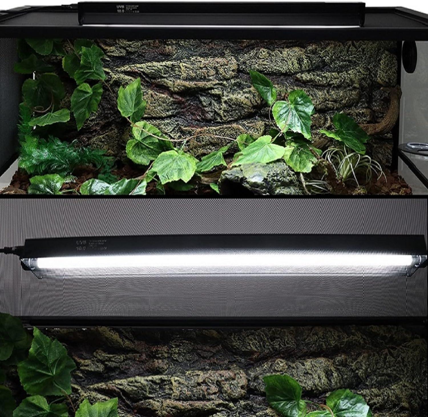 AIICIOO T5 Fluorescent Tube Terrarium Lamp 10.0 - 24W UVB Reptile Light ...