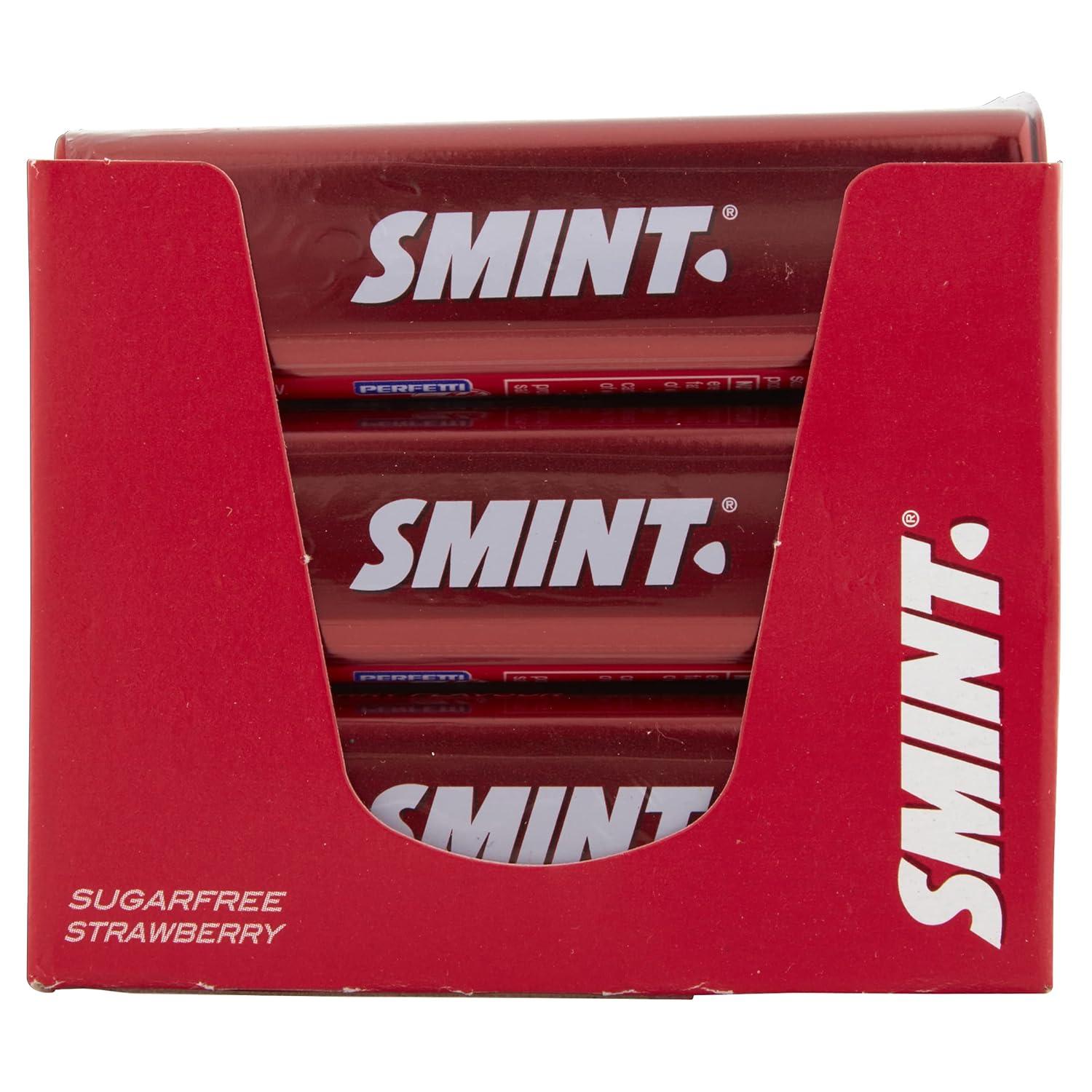 Smint Mints Strawberry 12-Pack (12 x 35g) - Fresh Breath ...